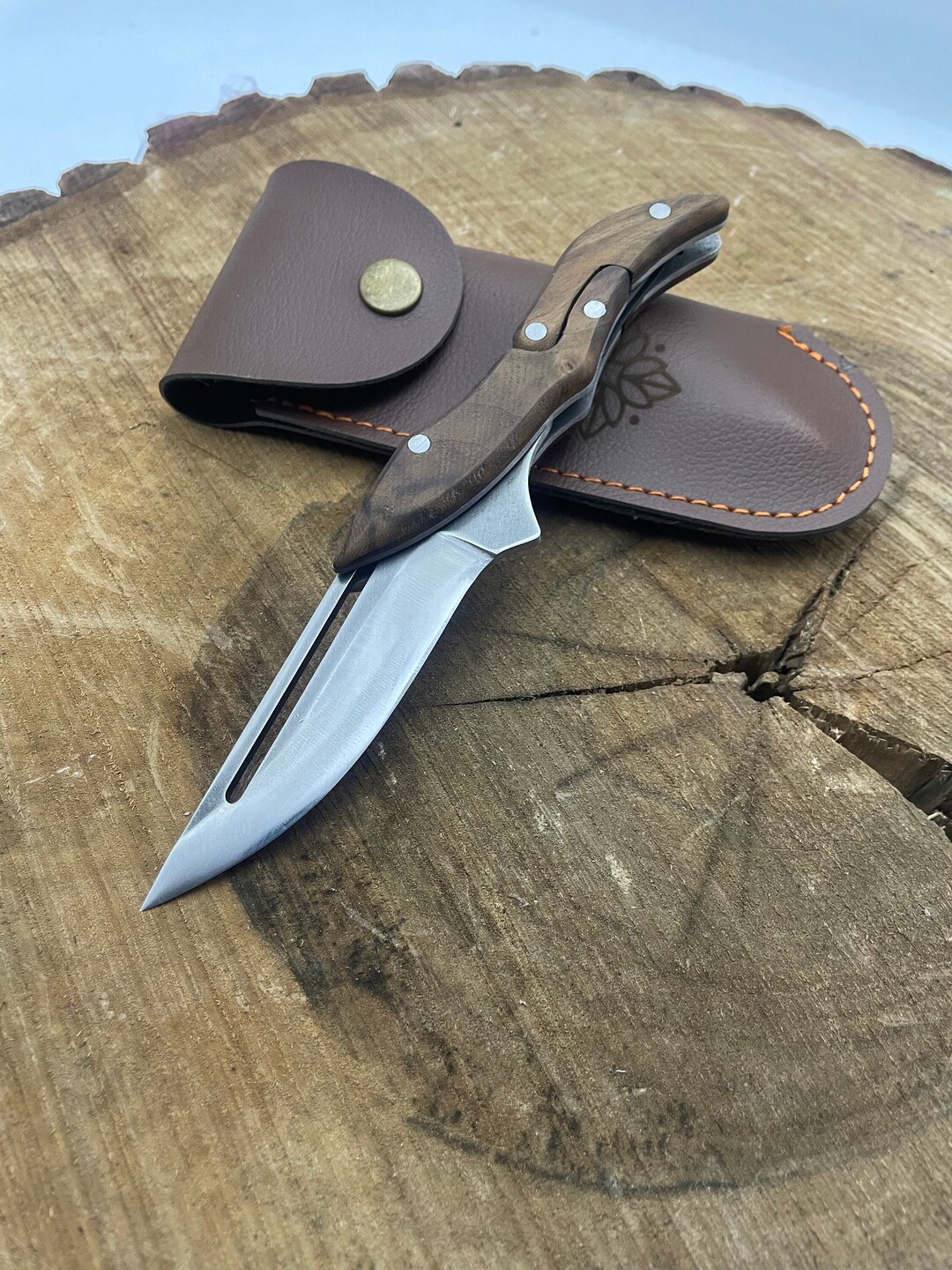 Handmade Pocket Knife Ghost Knive Custom Gifts for Men Hunting Knife ...