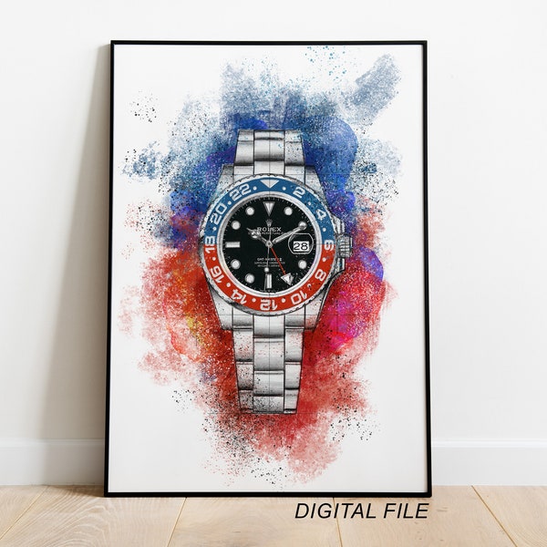 Rolex Wall Art - Etsy