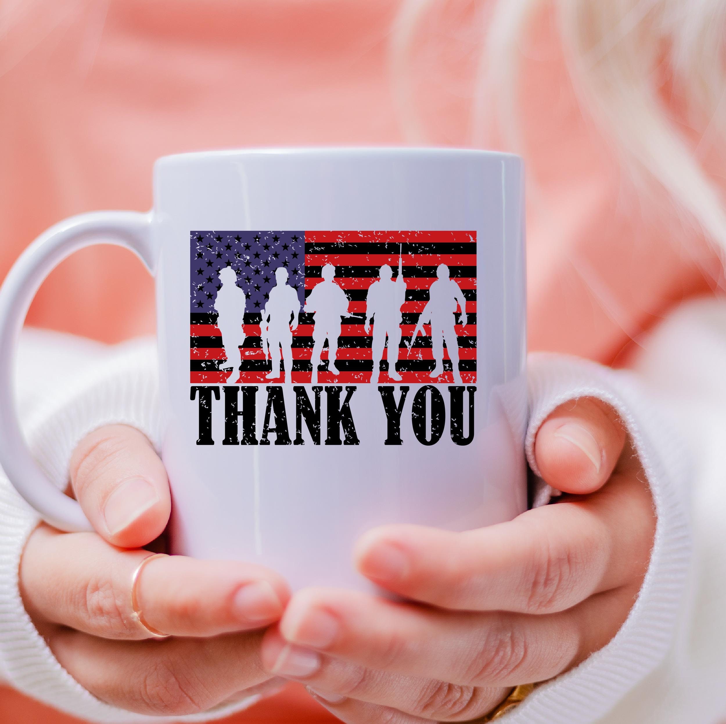 Thank You Veteran Mug Thank You Veteran Coffee and Tea Gift - Etsy