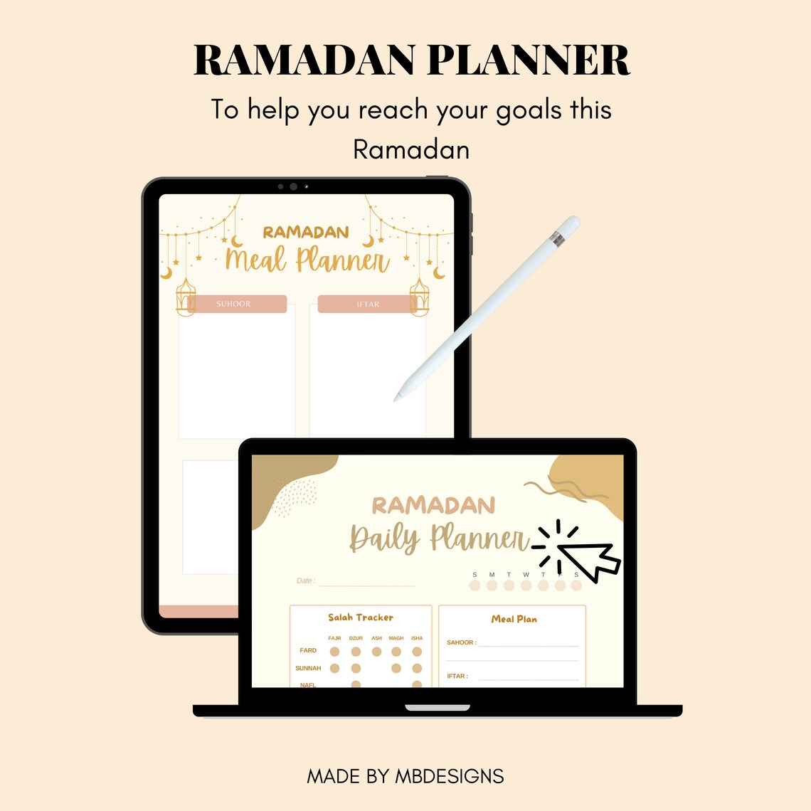 Ramadan Planner, Ramadan Journal, Muslim Planner, Ramadan Digital ...