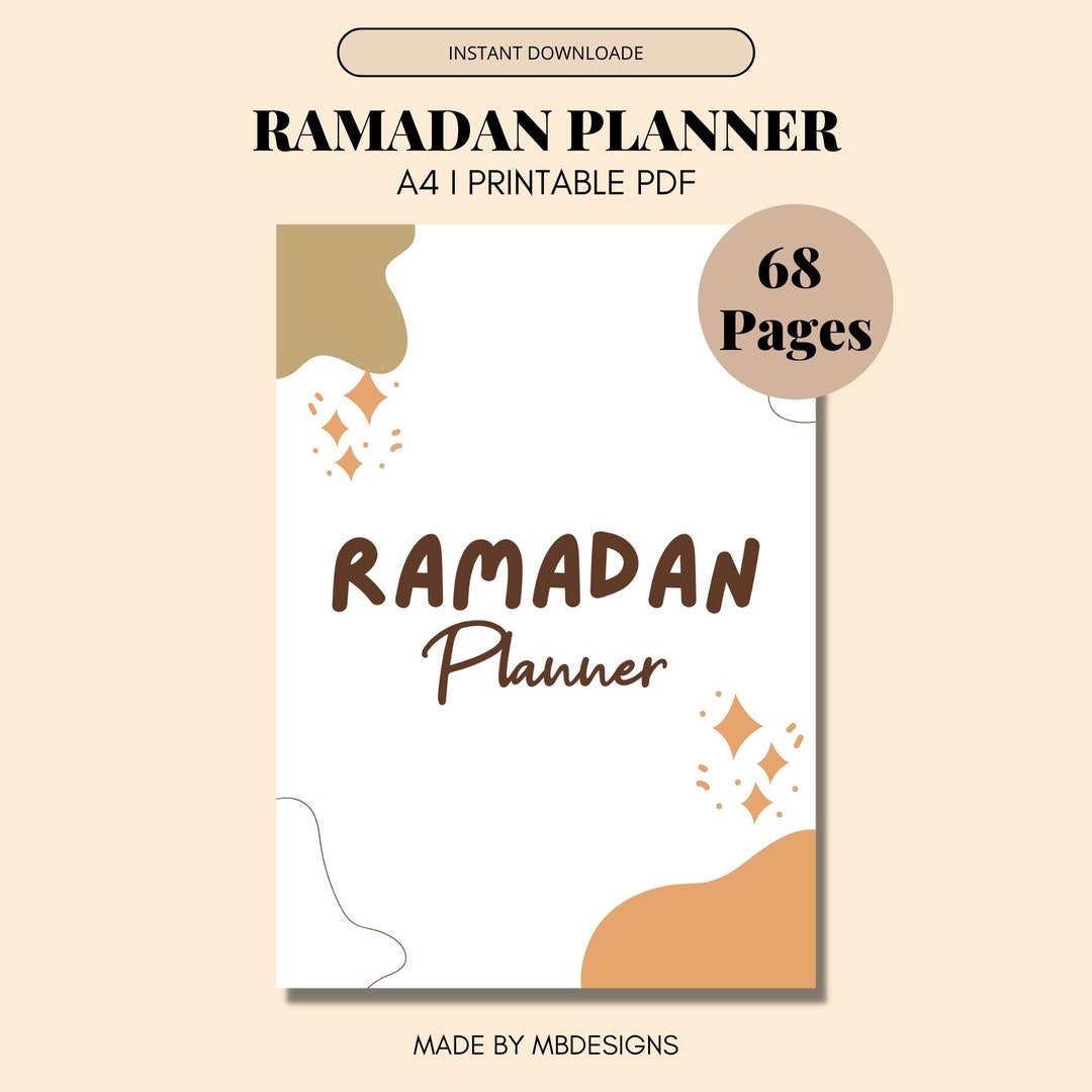 Ramadan Planner, Ramadan Journal, Muslim Planner, Ramadan Digital ...