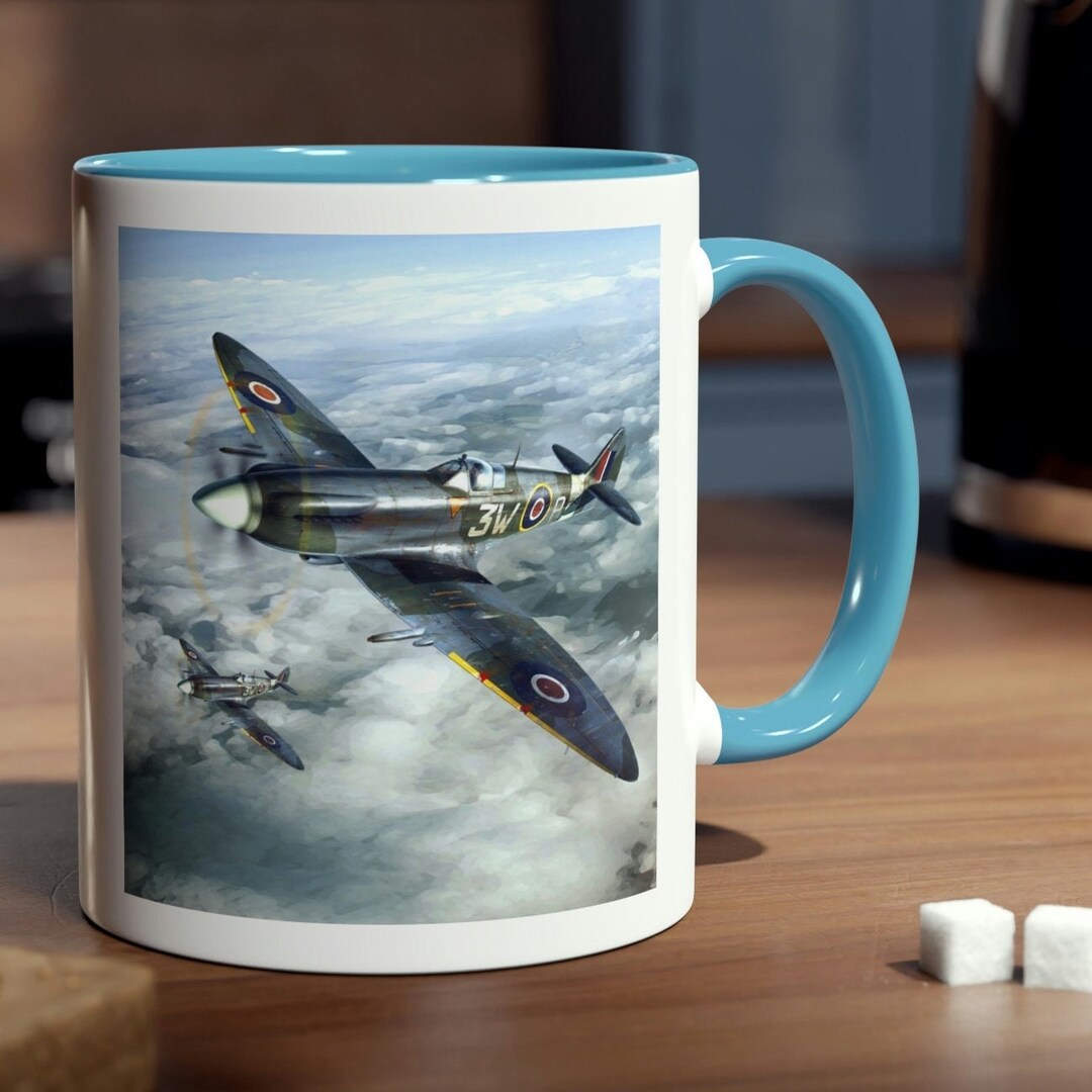 Spitfire Mug , Classic British WW2 Fighter Aircraft, 11oz - Etsy