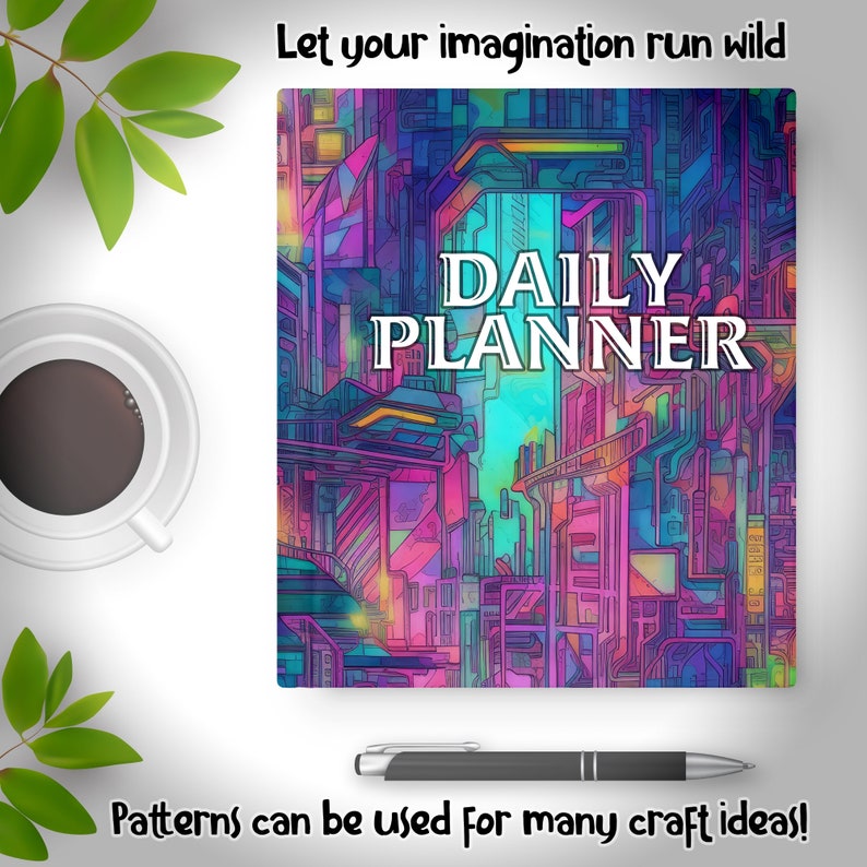 Cyberpunk Neon Digital Paper | Cyberpunk Neon Seamless | Cyberpunk Neon ...