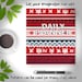 Winter Ugly Sweaters Digital Paper Instant Download Seamless Patterns ...