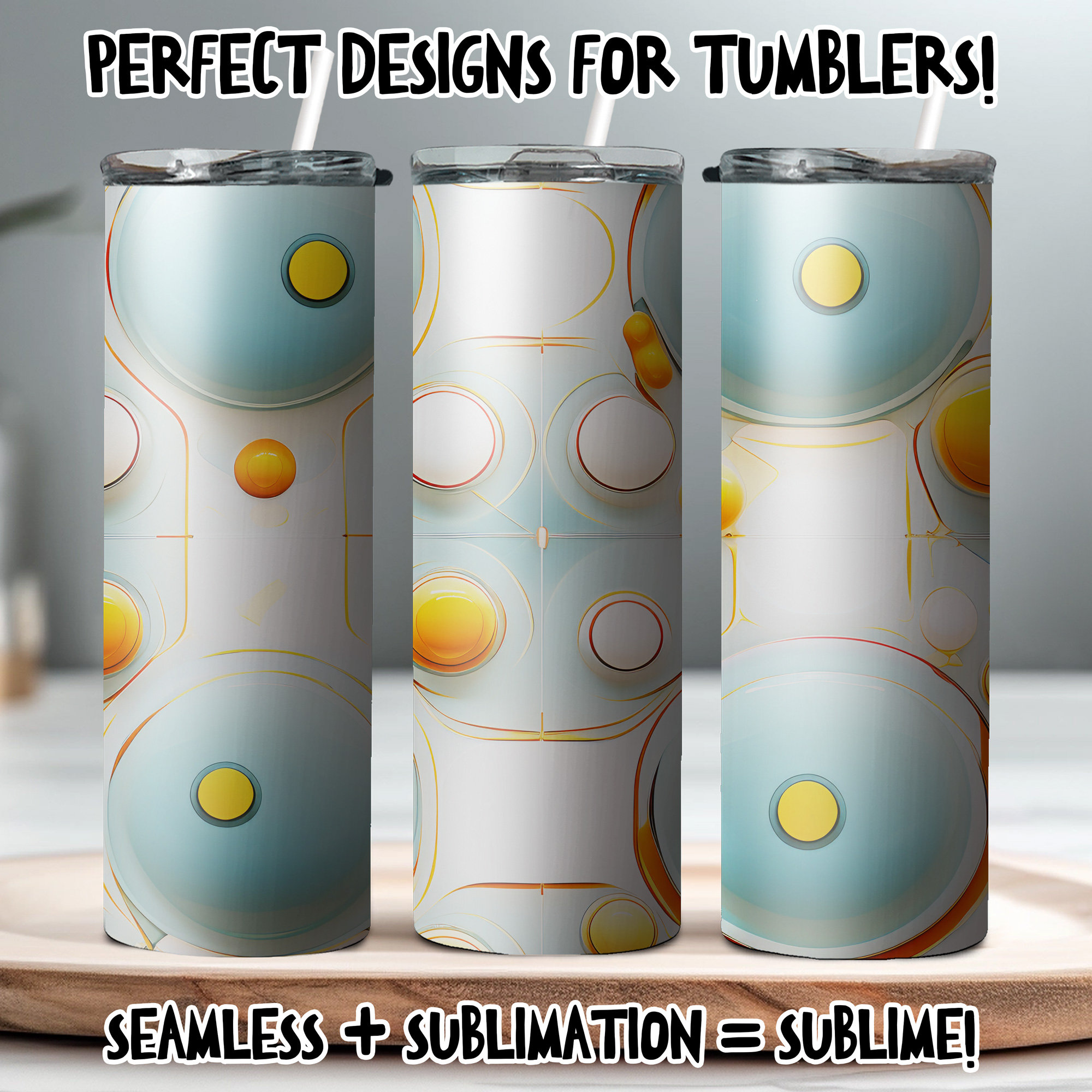 Illusionistic Geometry Balls Digital Paper Instant Download Seamless ...