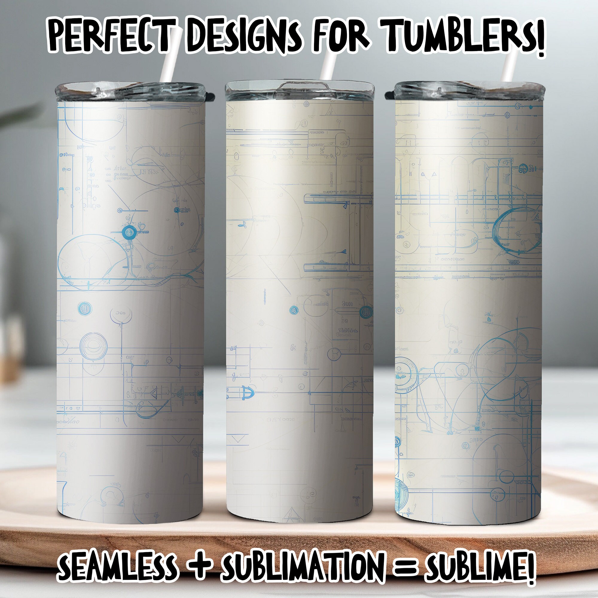 Technical Blueprints Digital Paper | Blueprints Seamless | Blueprints ...