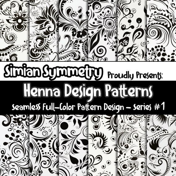 Indian Henna Patterns On Paper 40+ Easy Henna Designs For Beginners