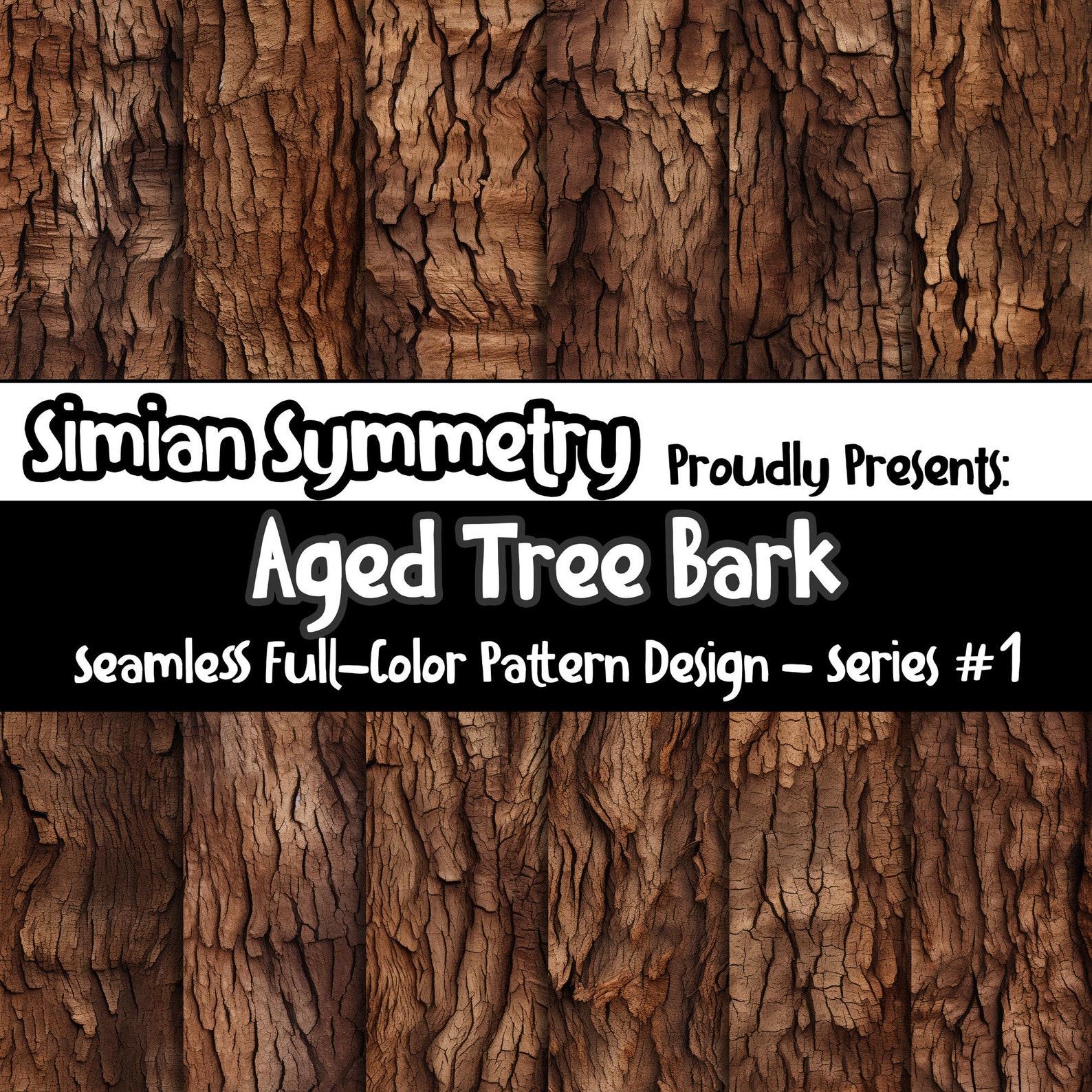 Aged Tree Bark Digital Paper | Instant Download | Seamless Patterns ...