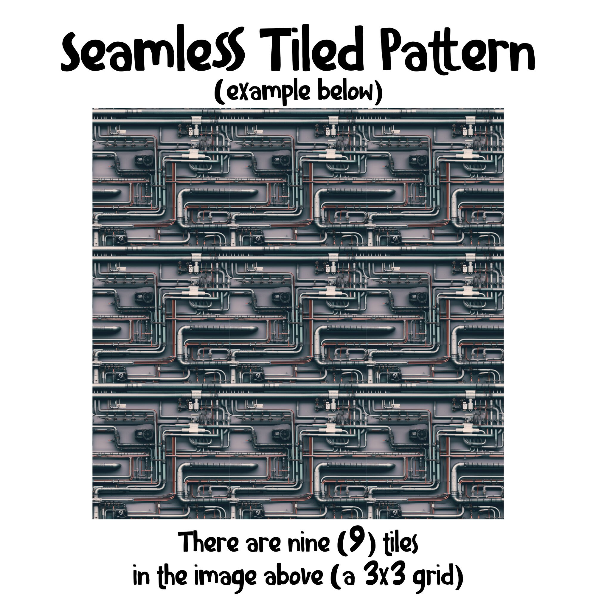 DIGITAL PAPER Electrical Conduit Series 1 Seamless Designs - Etsy