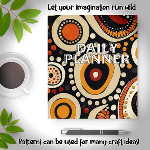 Australian Dreamtime Art Inspired Digital Paper | Instant Download ...