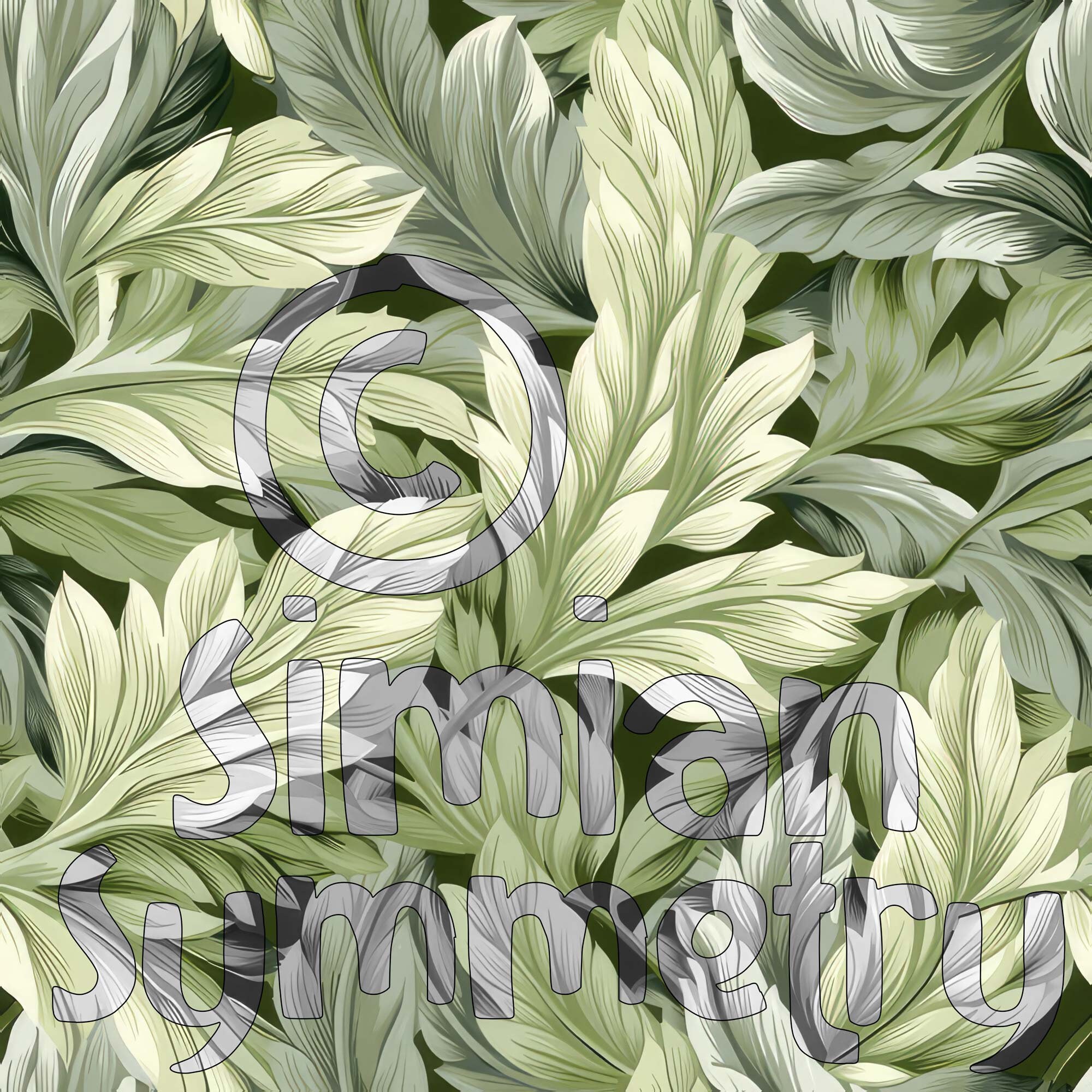 Opulent Leaf Fabrics Digital Textures Instant Download - Etsy