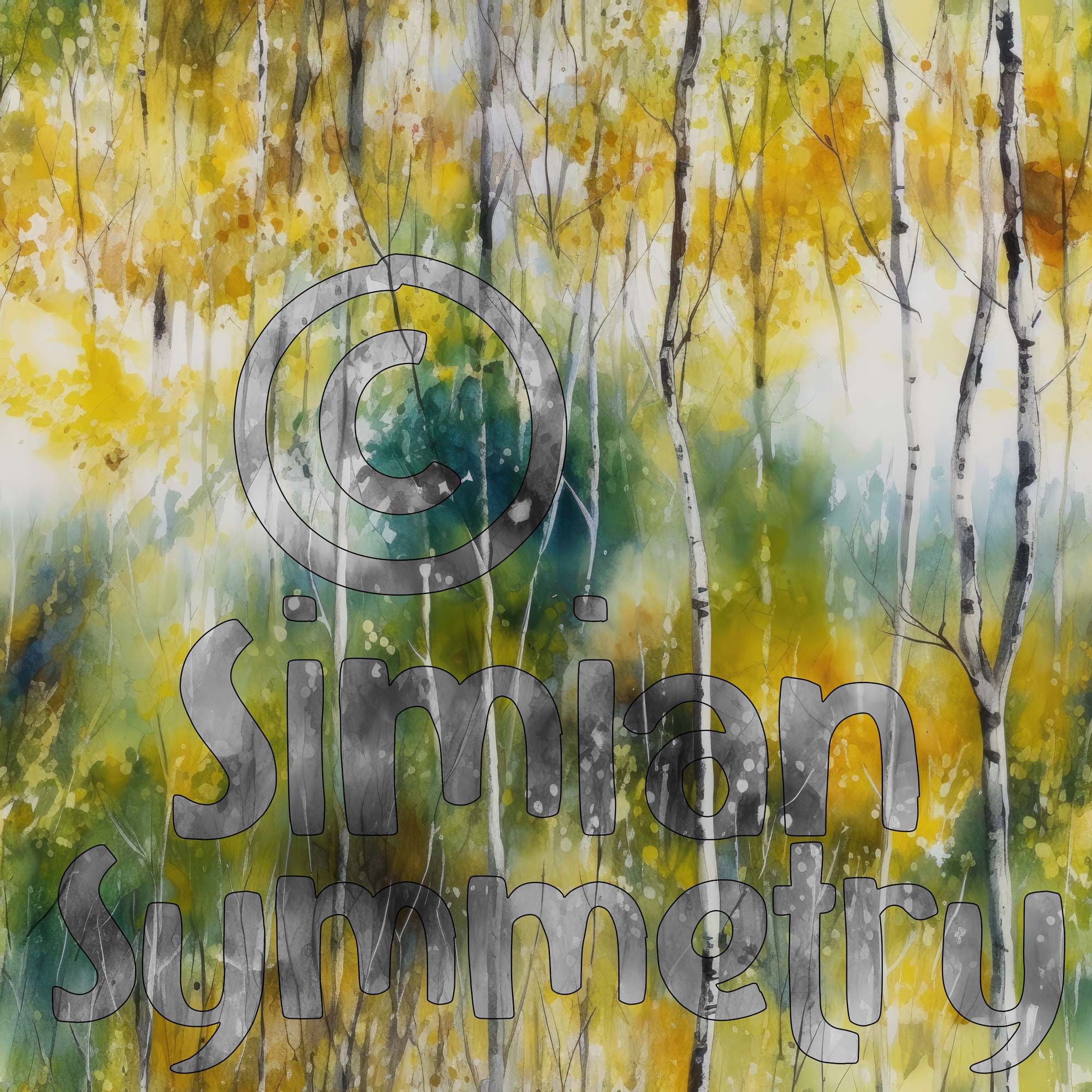 DIGITAL PAPER Aspen Forest Series 1 Seamless Designs Twelve Colorful ...