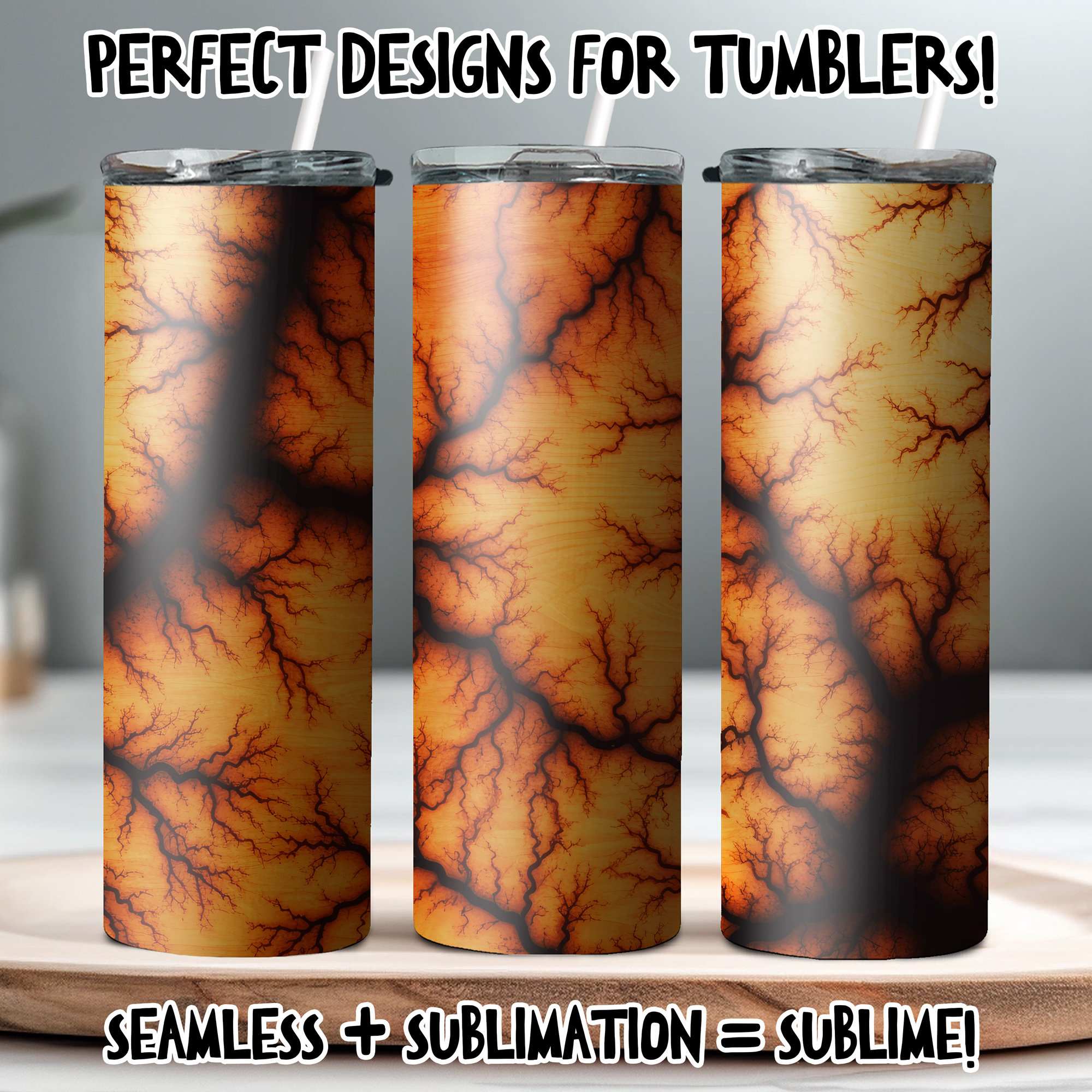 Fractal Wood Burning Digital Paper | Instant Download | Seamless ...