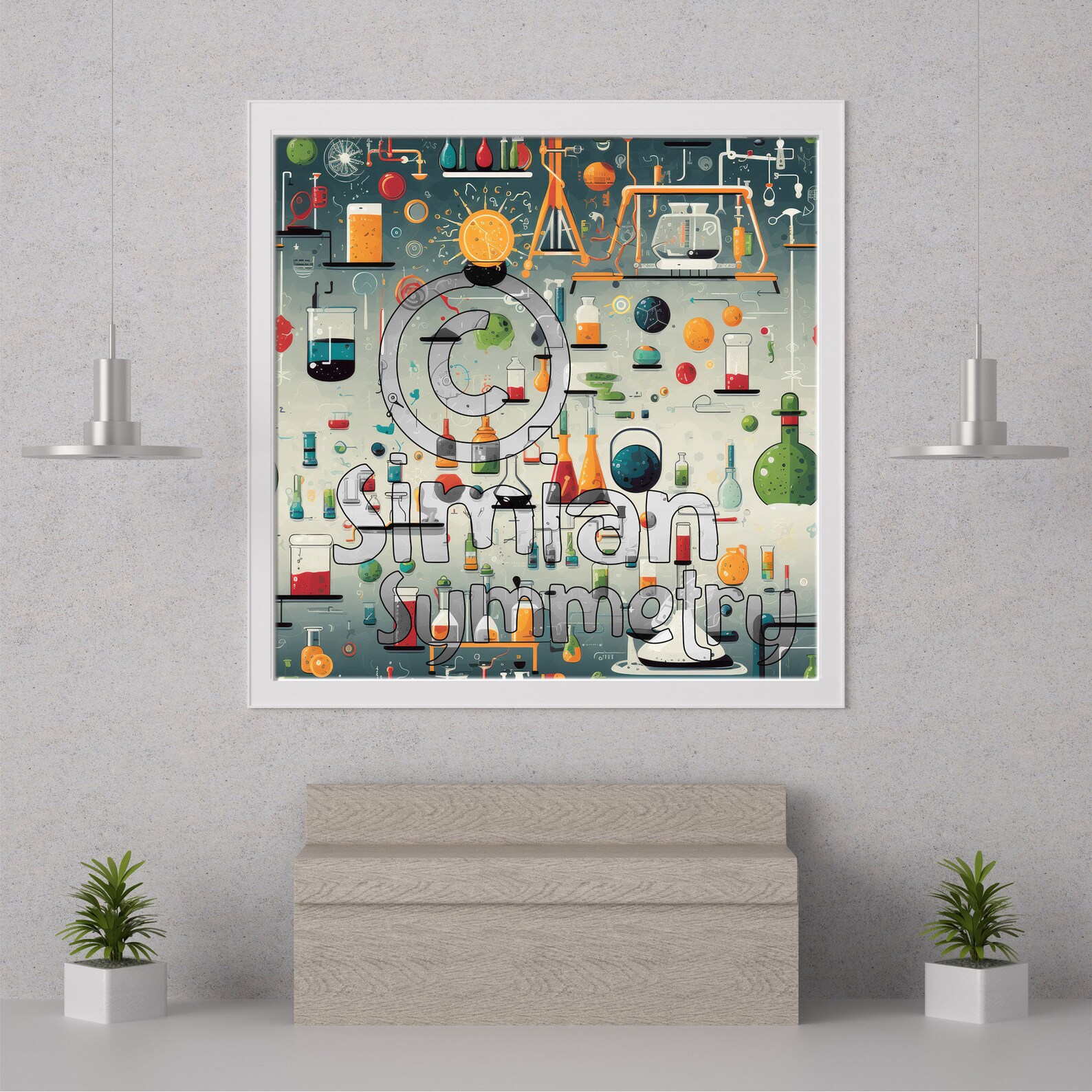 Symbols of Science Digital Art | Instant Download | Seamless Patterns ...