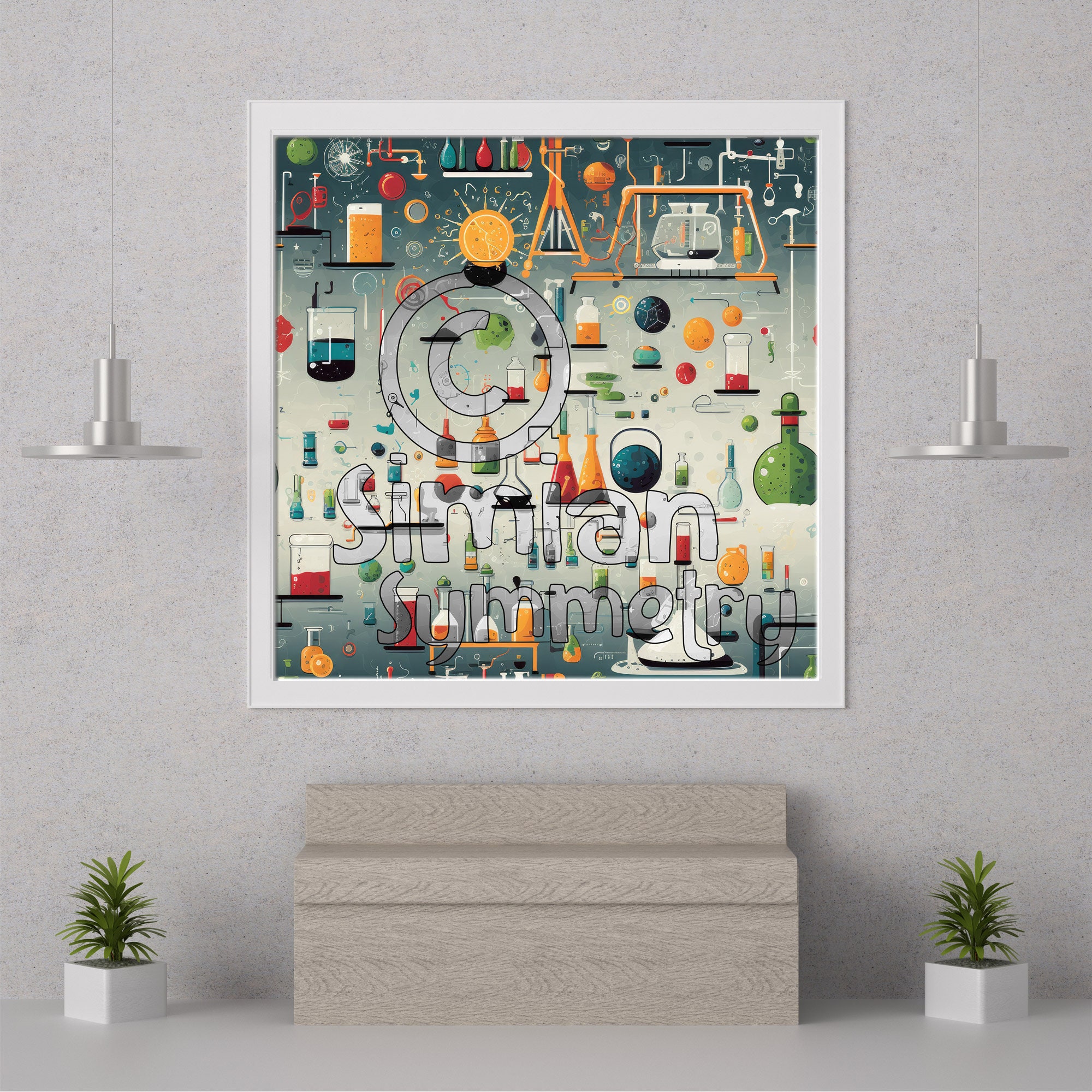 Symbols of Science Digital Art Instant Download Seamless - Etsy