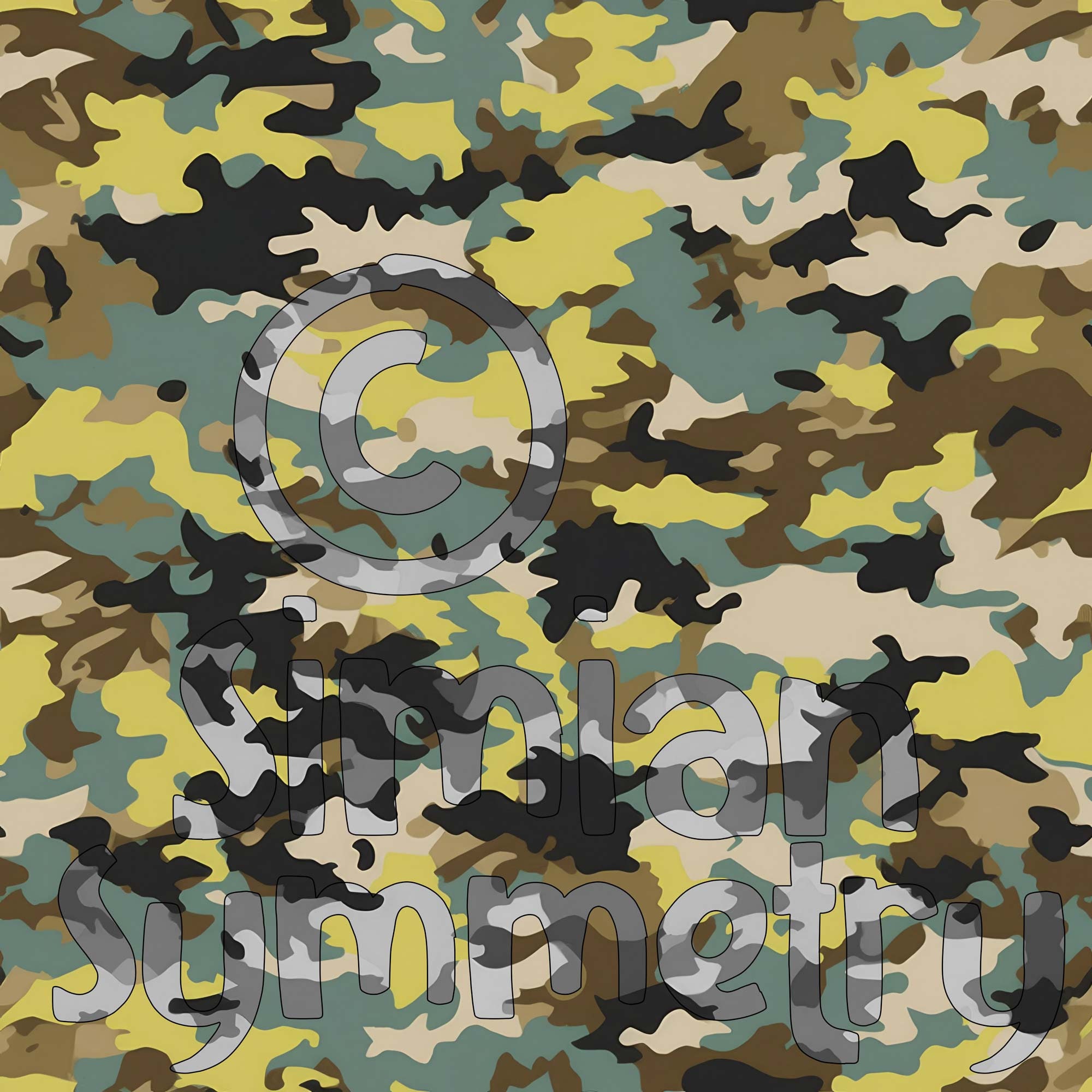 DIGITAL PAPER High-tech Camouflage Series 1 Seamless Designs Twelve ...