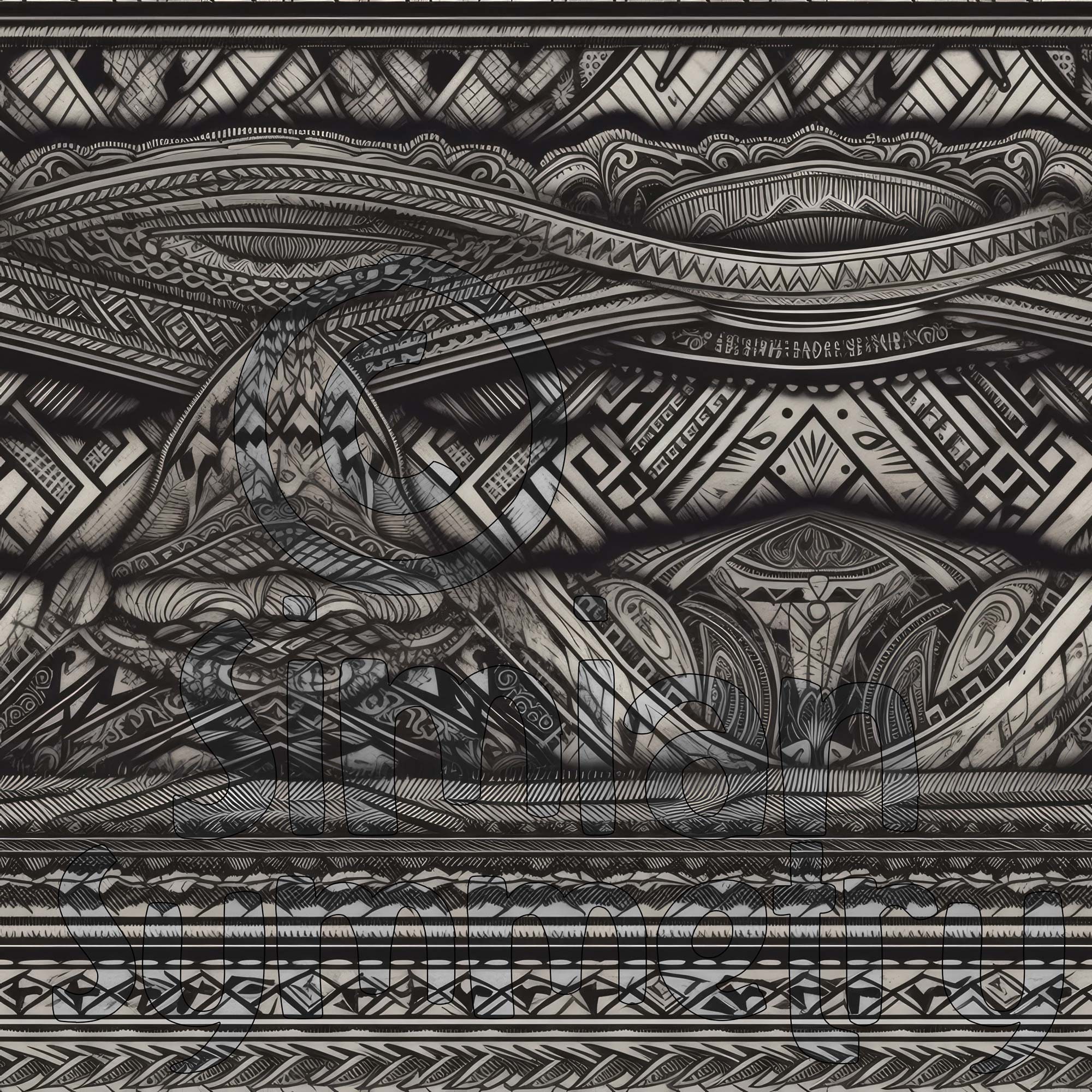 DIGITAL PAPER Tribal Line Patterns Series 1 Seamless Designs Twelve ...