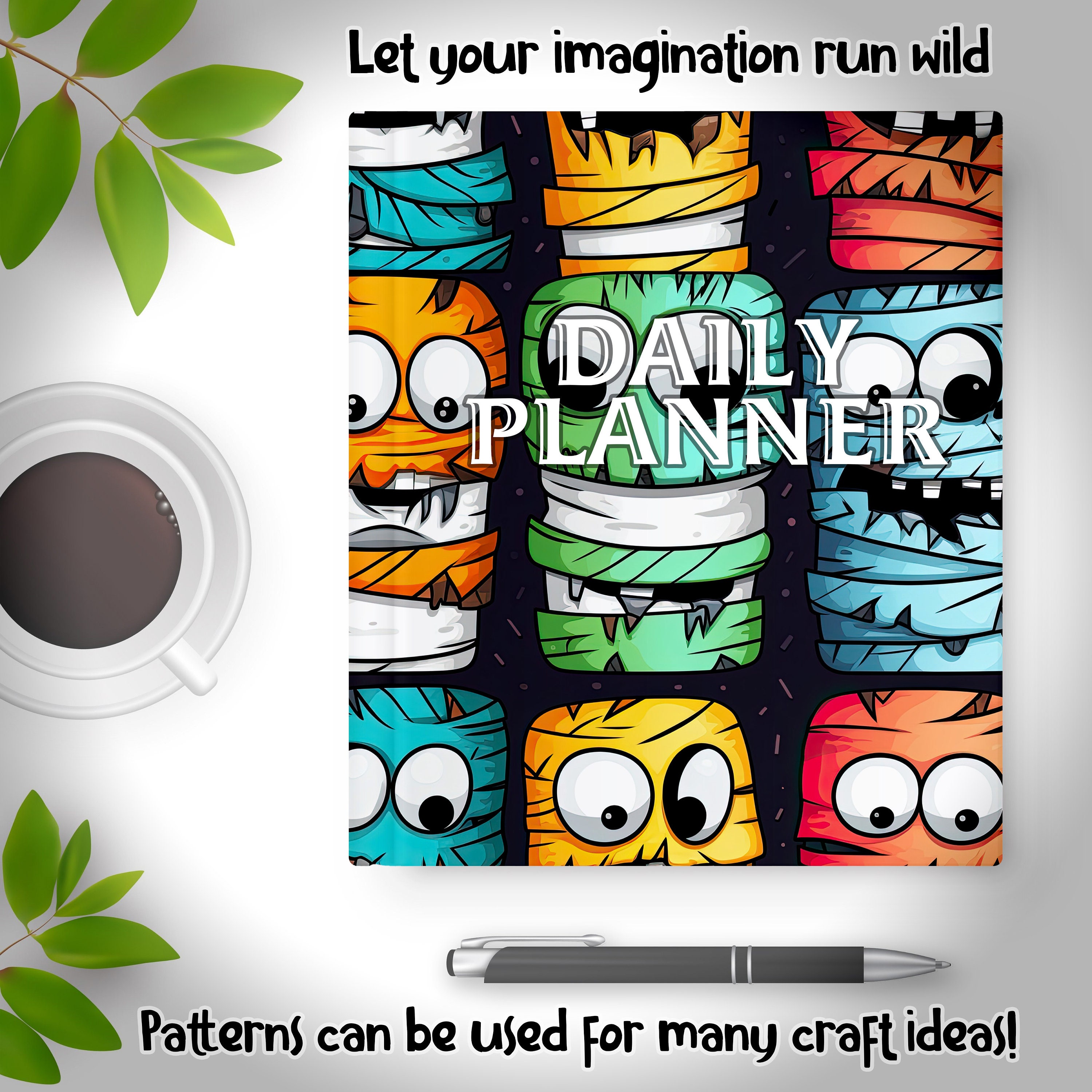 Mummy Wraps Digital Paper Instant Download Seamless - Etsy