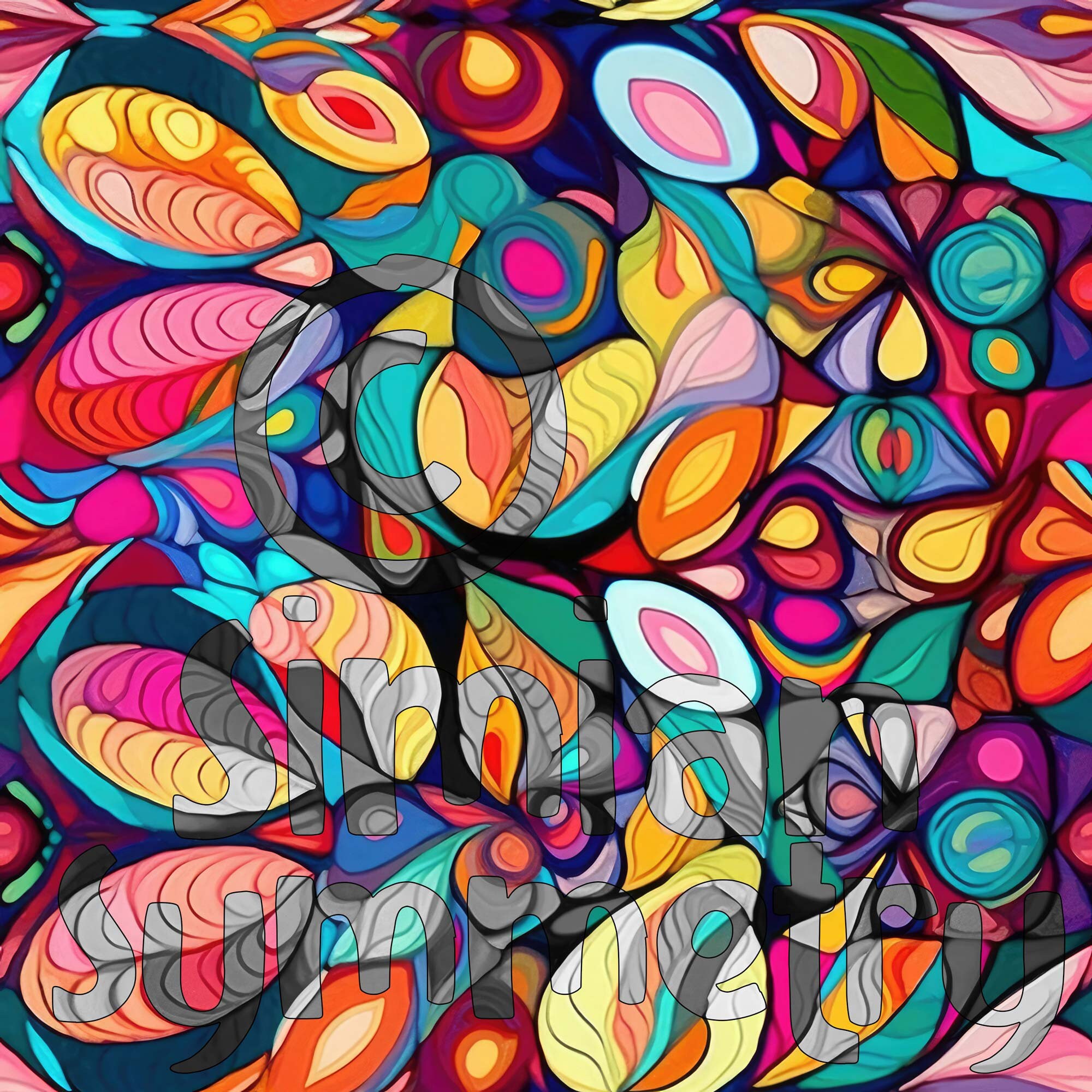 DIGITAL PAPER Colorful Joy Elements Series 1 Seamless - Etsy