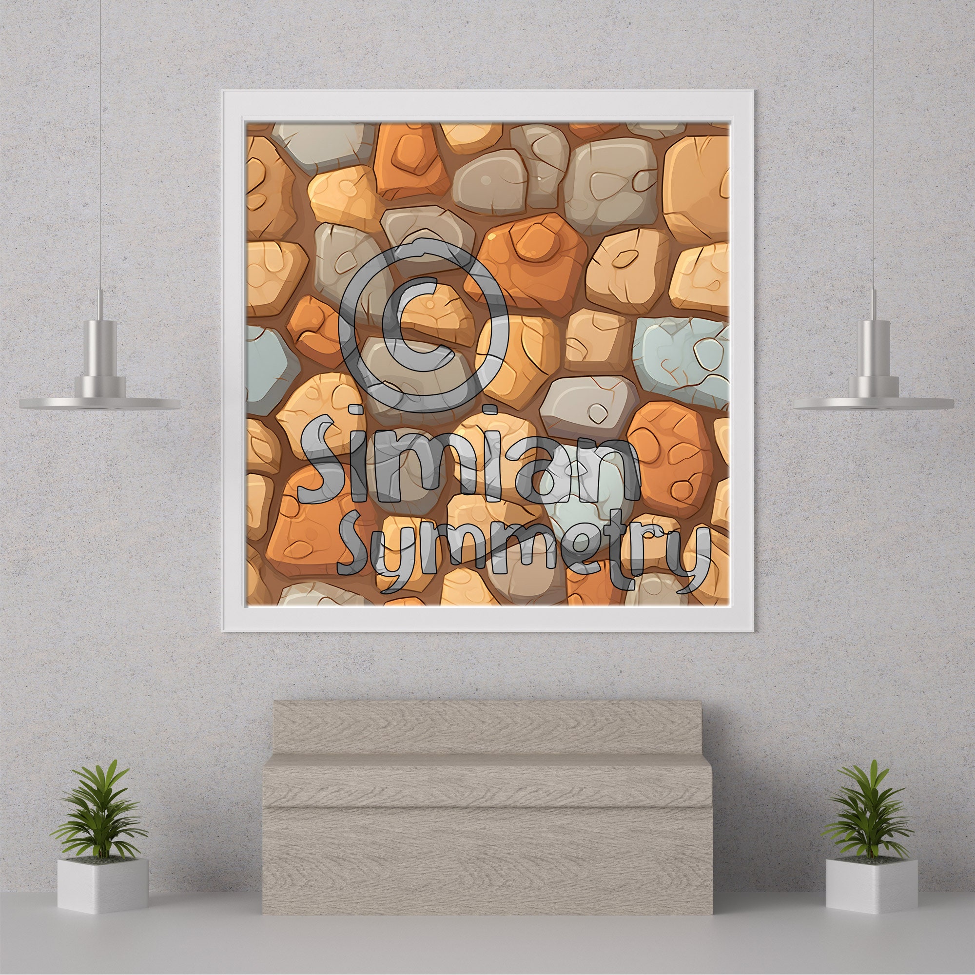 Cartoon Cobblestone Wall Digital Paper Instant Download - Etsy