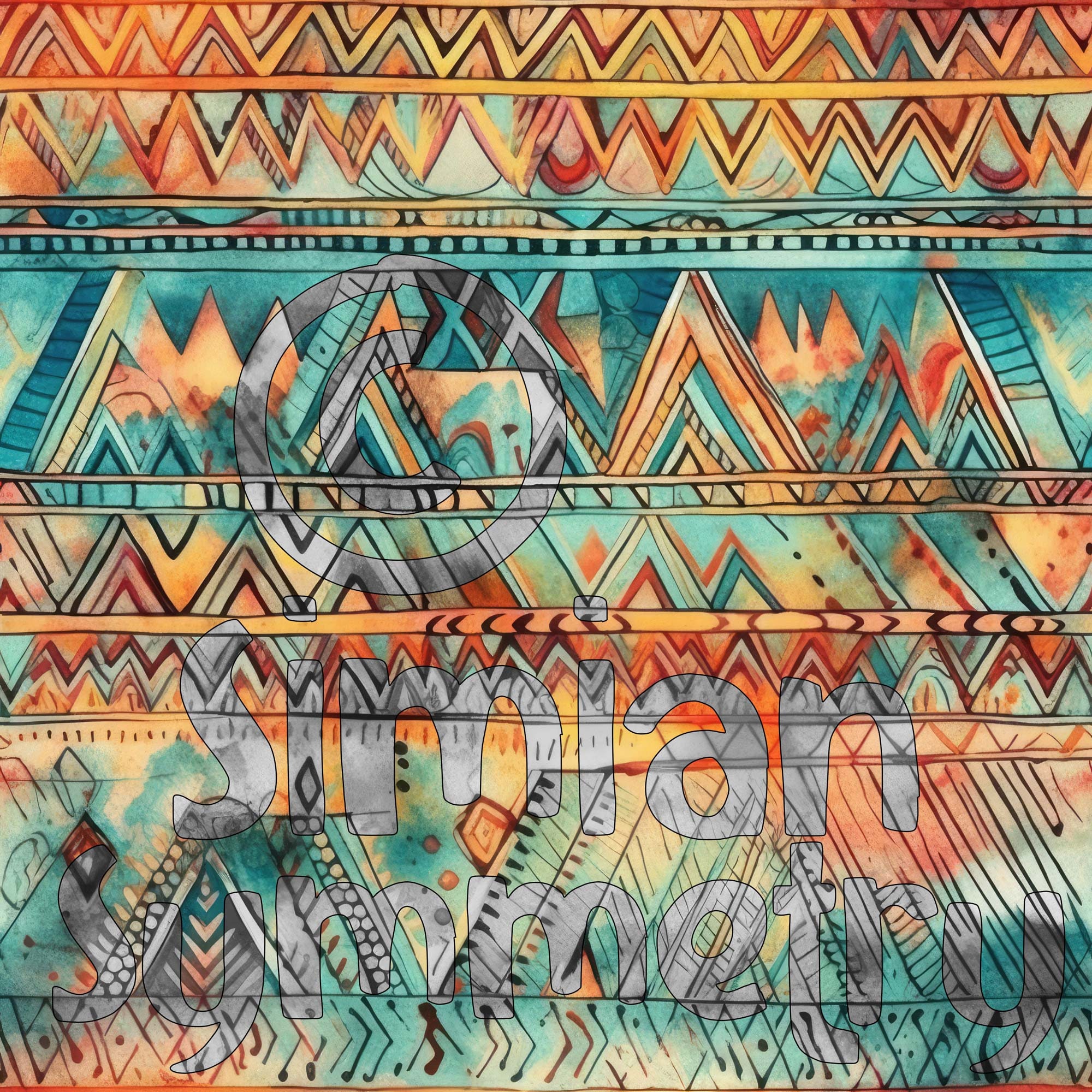 Aztec Digital Paper Aztec Seamless Designs Colorful Aztec Patterns ...