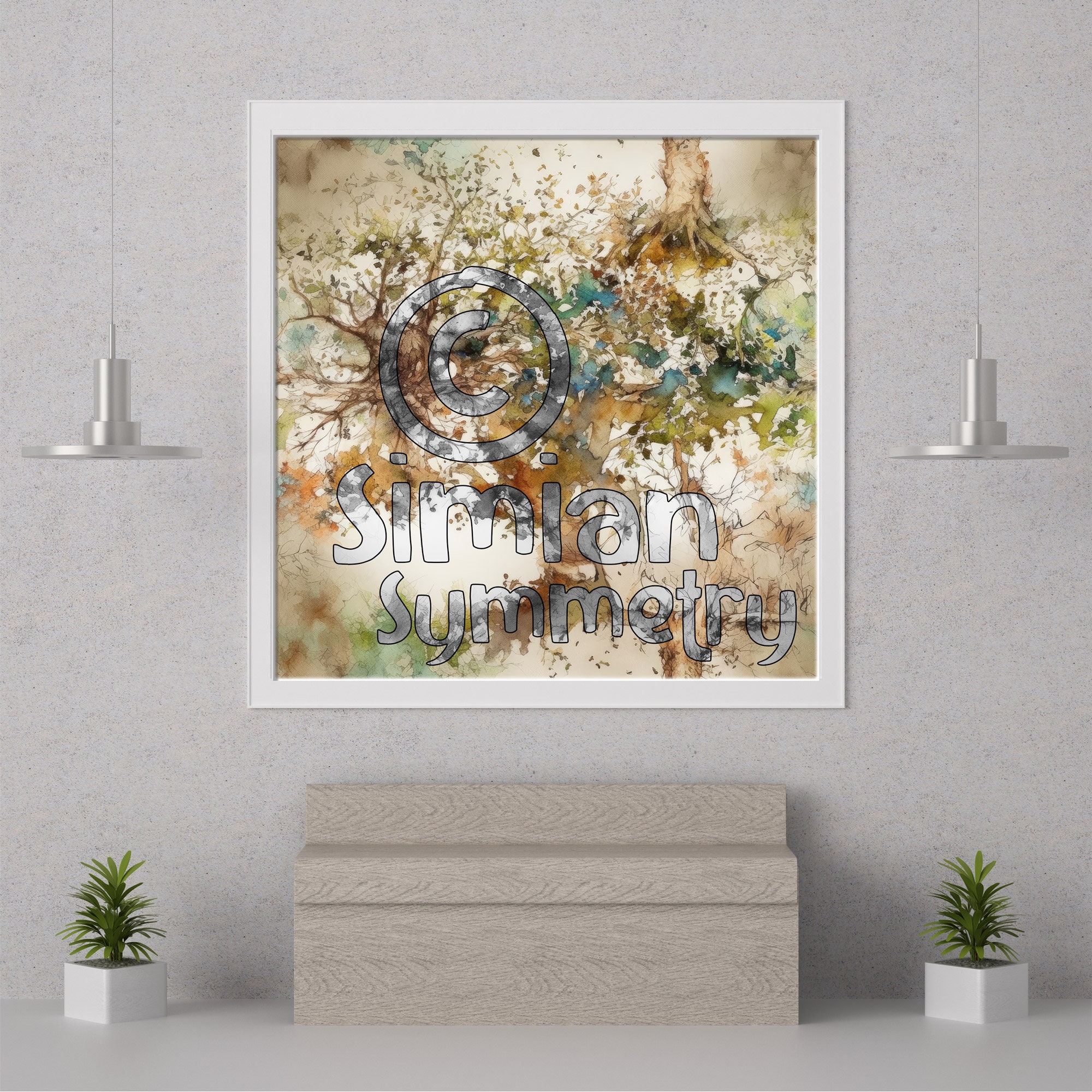 DIGITAL PAPER Tree Portraits Series 1 | Seamless Designs | Twelve ...