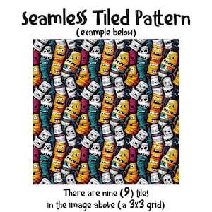 Mummy Wraps Digital Paper | Instant Download | Seamless Patterns ...