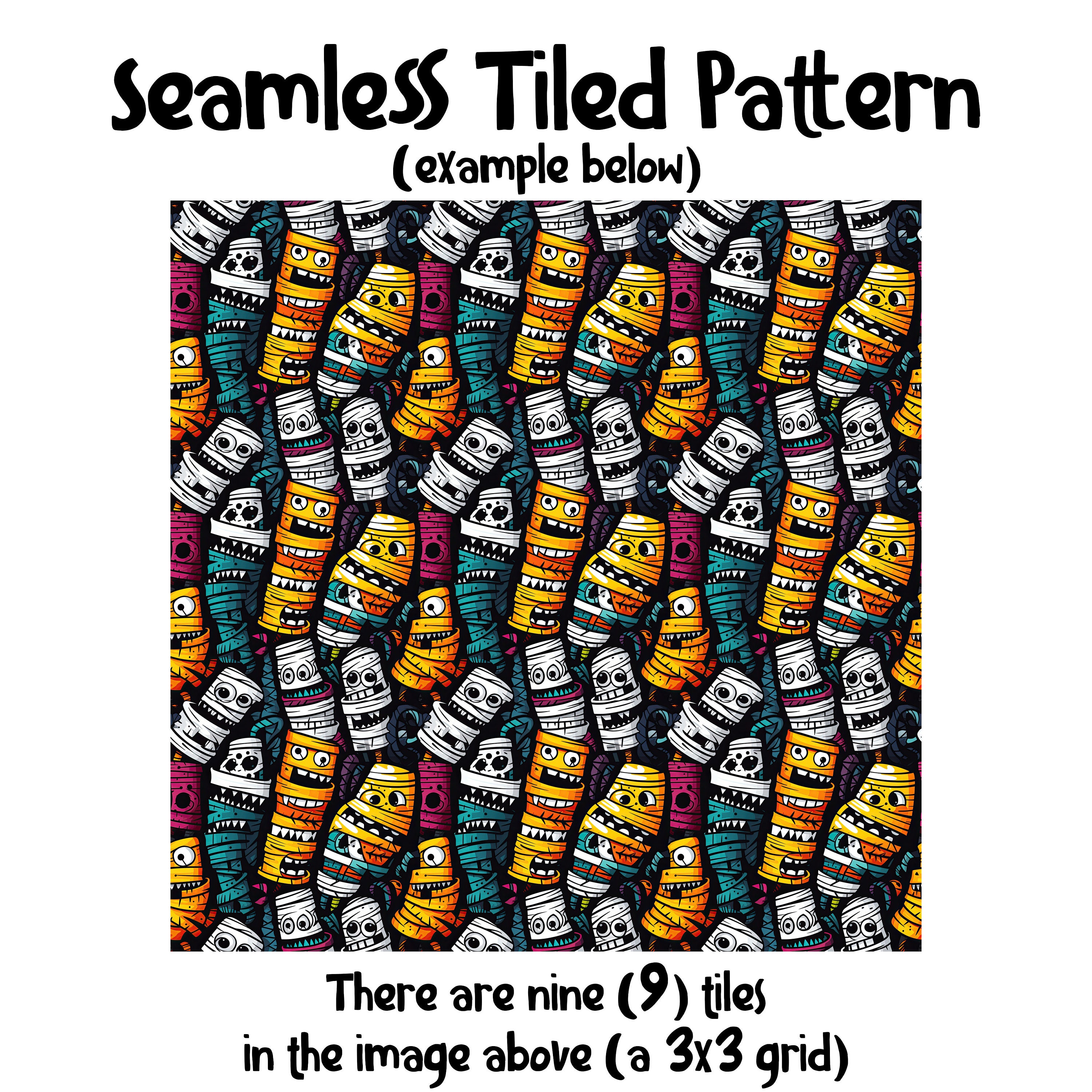 Mummy Wraps Digital Paper Instant Download Seamless - Etsy