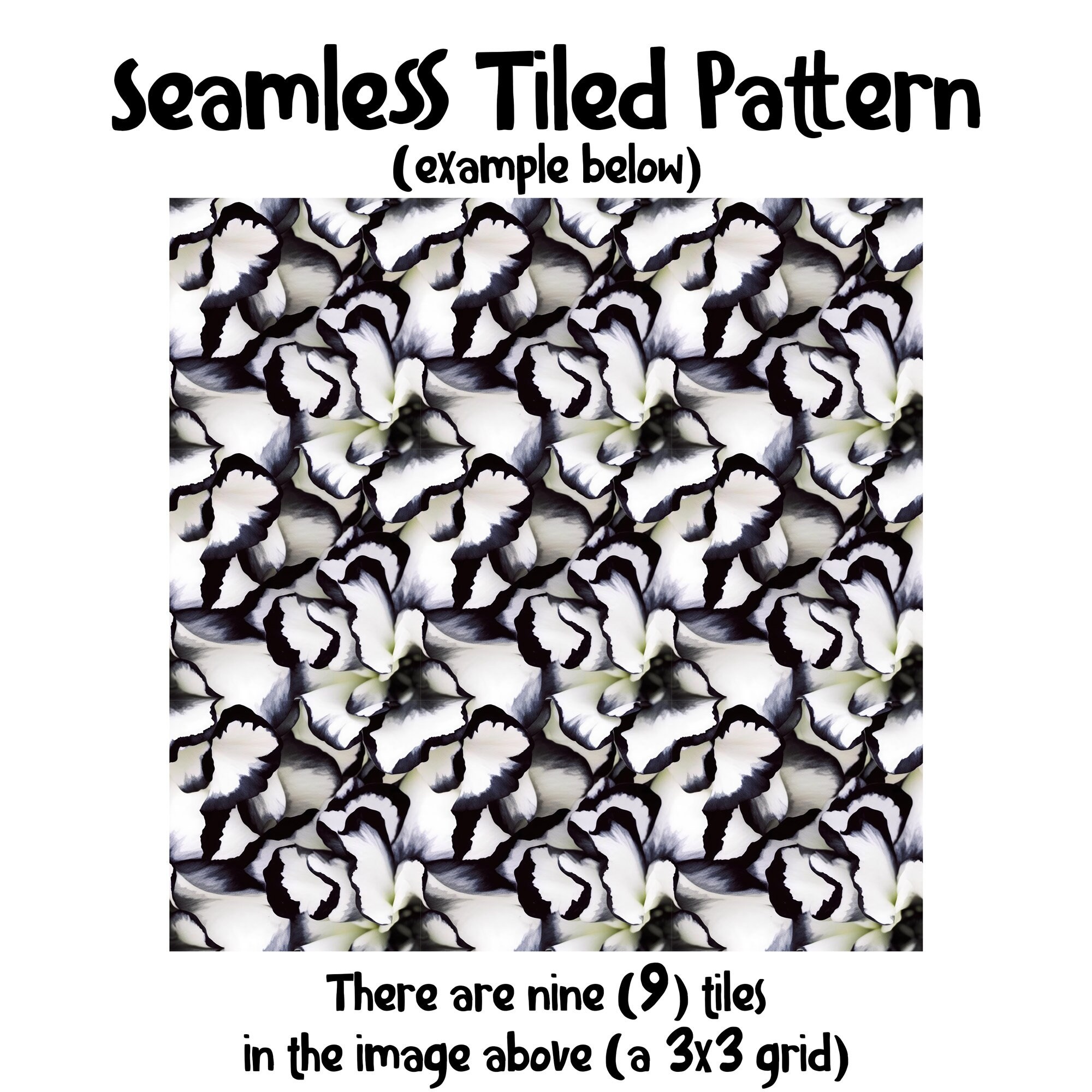 DIGITAL PAPER Mysterious Desert Rose Seamless Designs Twelve Colorful ...