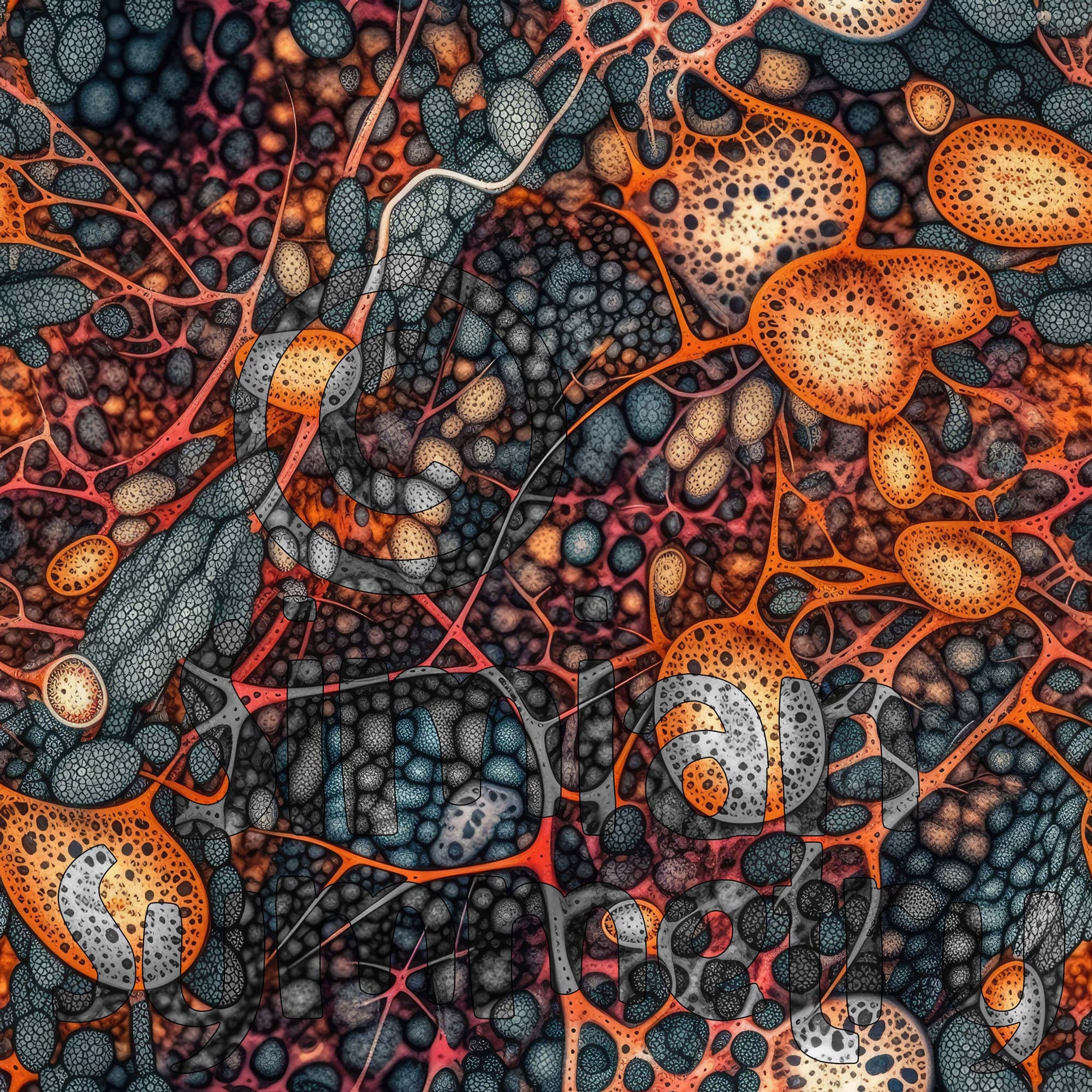 DIGITAL PAPER Microscopic Universe Series 1 Seamless Designs - Etsy