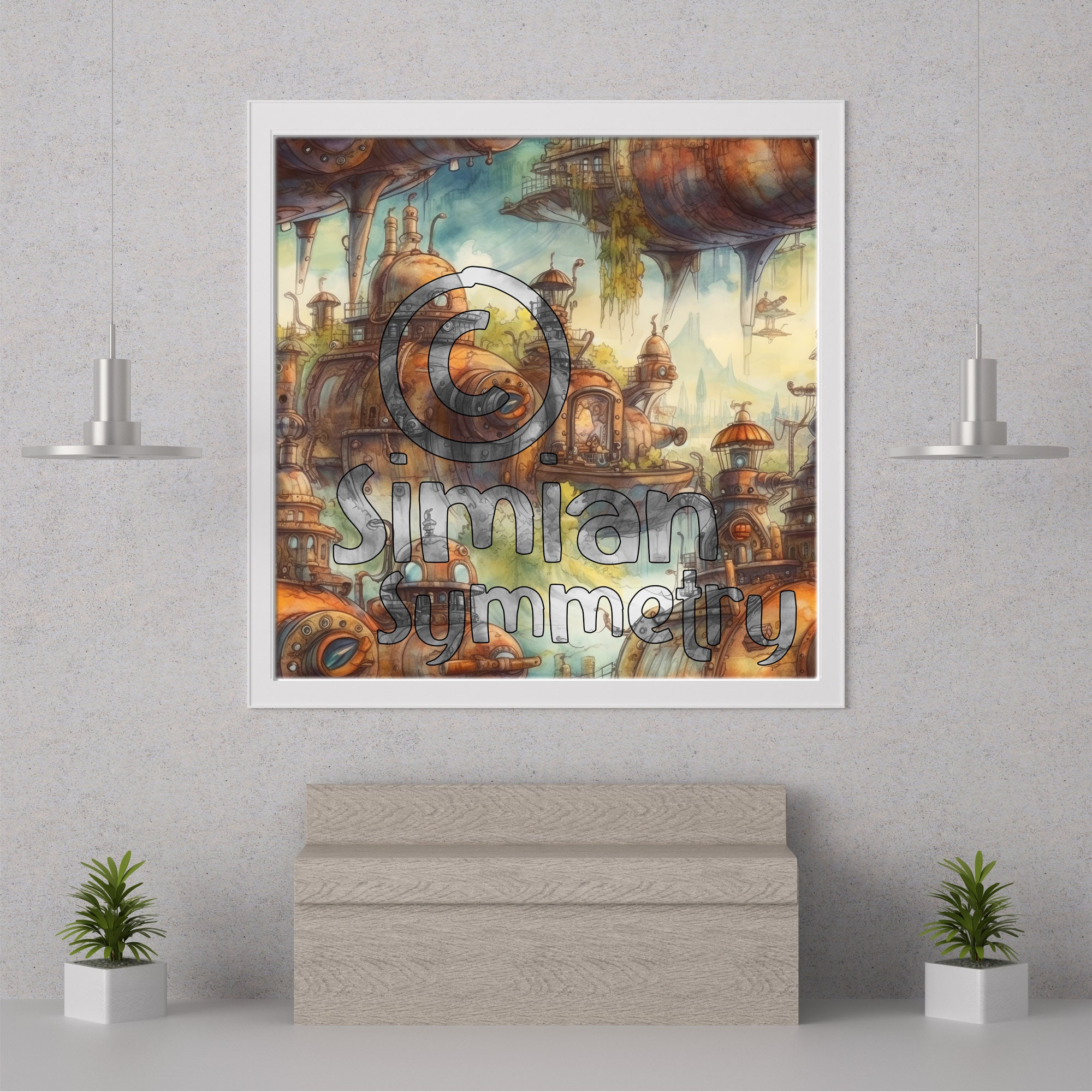 DIGITAL PAPER Steampunk Subs Series 1 Seamless Designs - Etsy