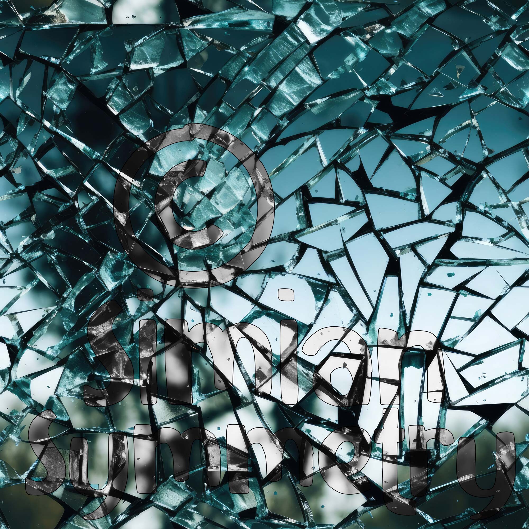 Shattered Window Glass Digital Paper Instant Download Seamless Patterns ...