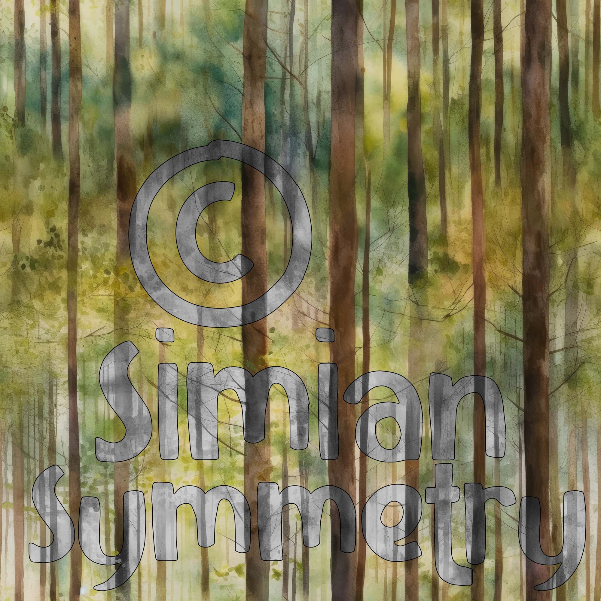 DIGITAL PAPER Pine Tree Trunks Series 1 | Seamless Designs | Twelve ...