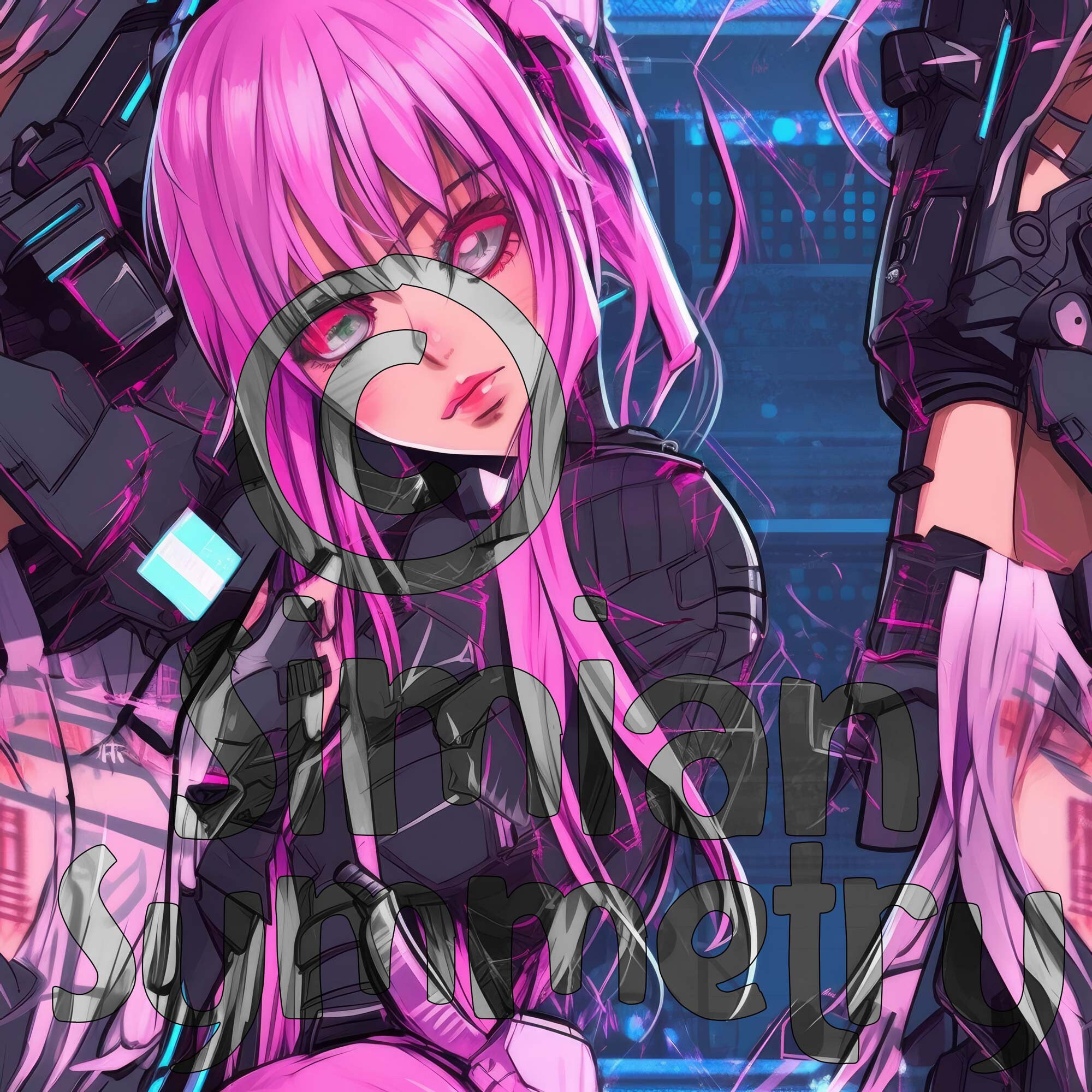 DIGITAL PAPER Cyberpunk Anime Styles Series 1 | Seamless Designs ...