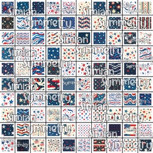 Patriotic Mega Bundle Digital Paper | America Flags Stars Stripes ...