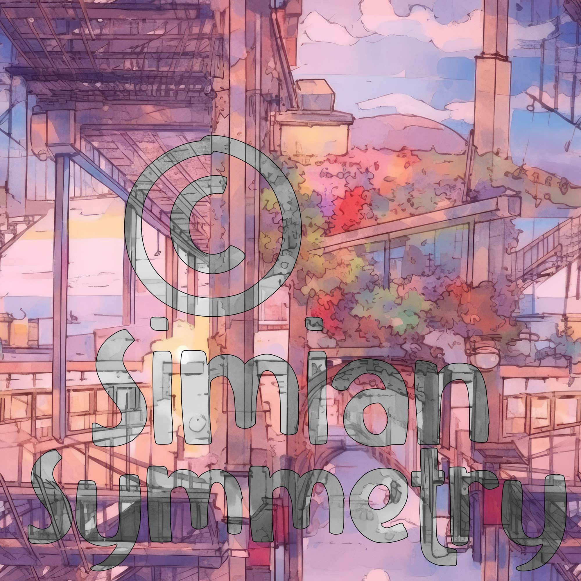 DIGITAL PAPER Anime City Scapes Series 1 Seamless Designs Twelve ...