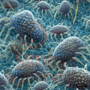 DIGITAL PAPER Microscopic Mites Series 1 | Seamless Designs | Twelve ...