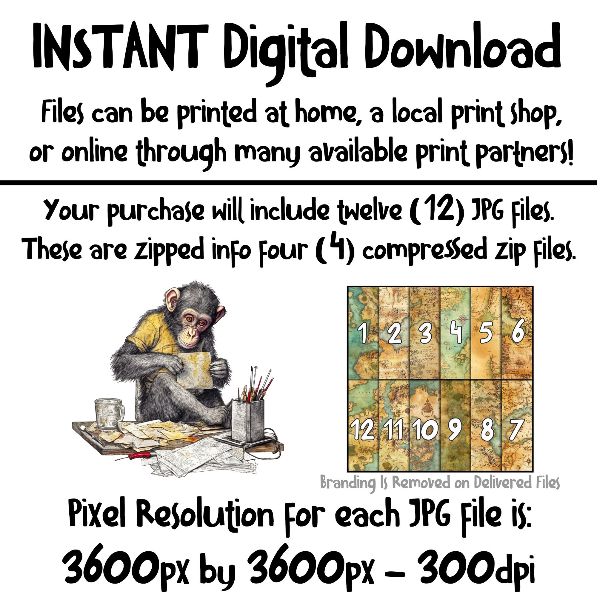 DIGITAL PAPER Aged Oldworld Fantasy Maps Series 1 Seamless - Etsy