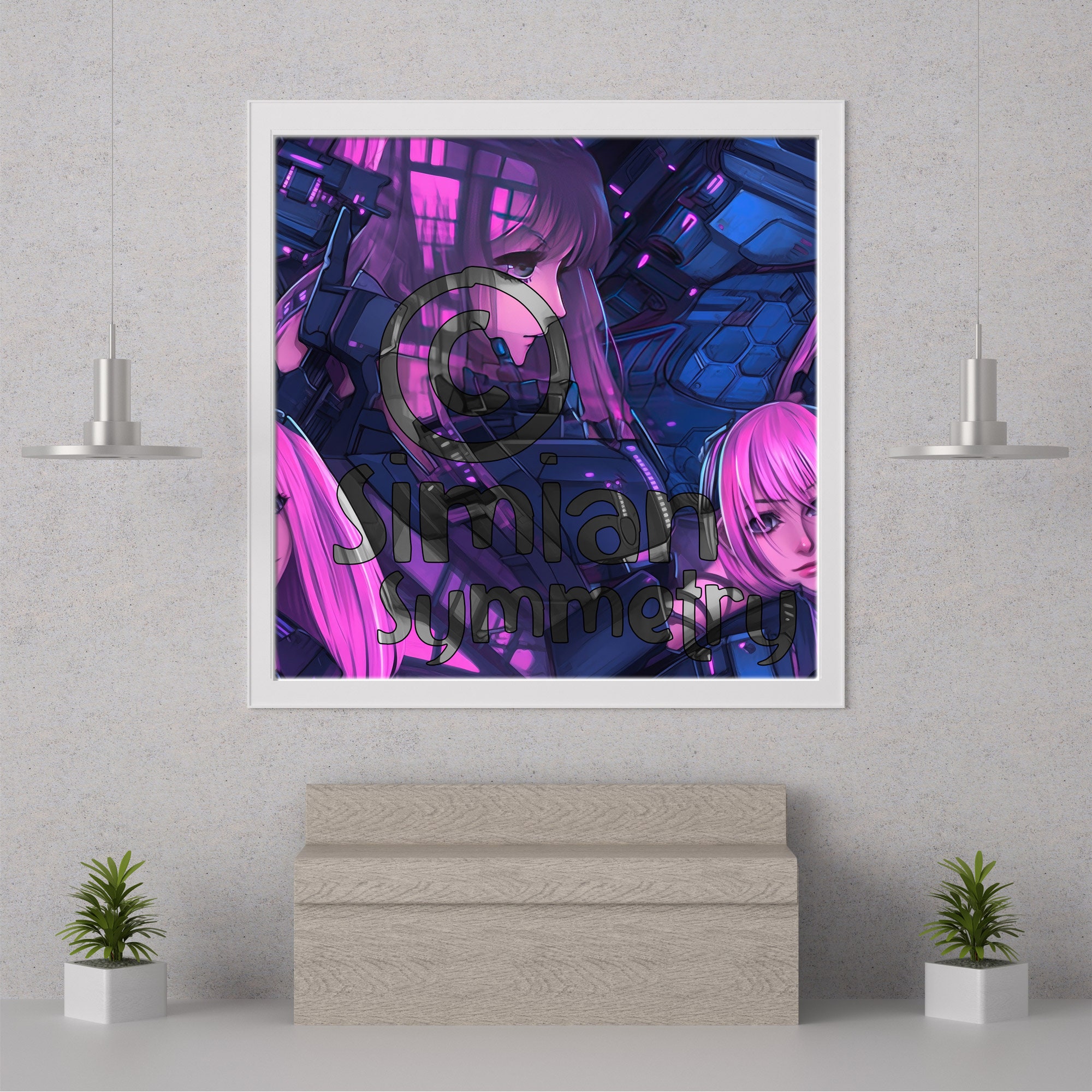 DIGITAL PAPER Cyberpunk Anime Styles Series 1 | Seamless Designs ...