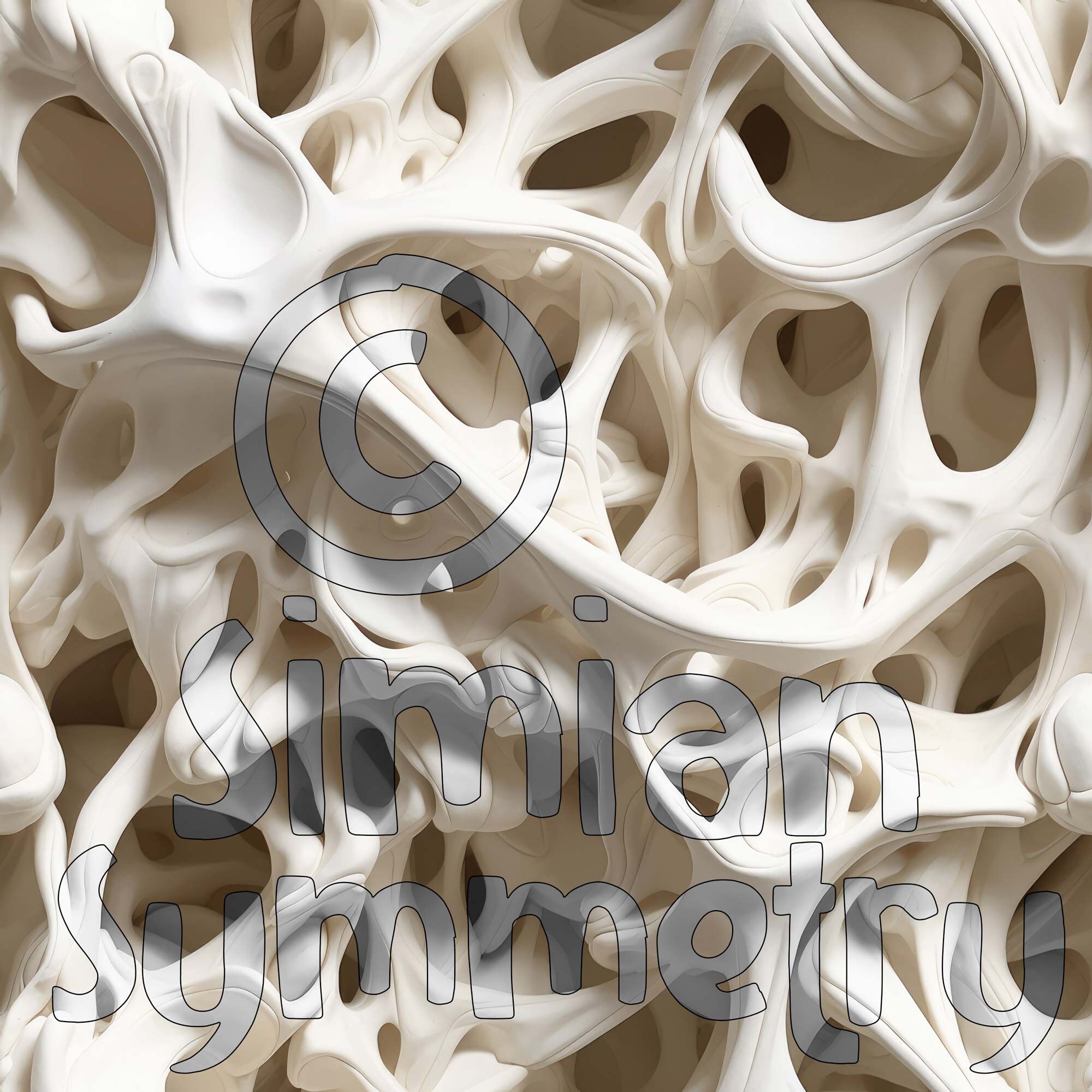 White Bone Matrix Digital Paper Instant Download Seamless - Etsy