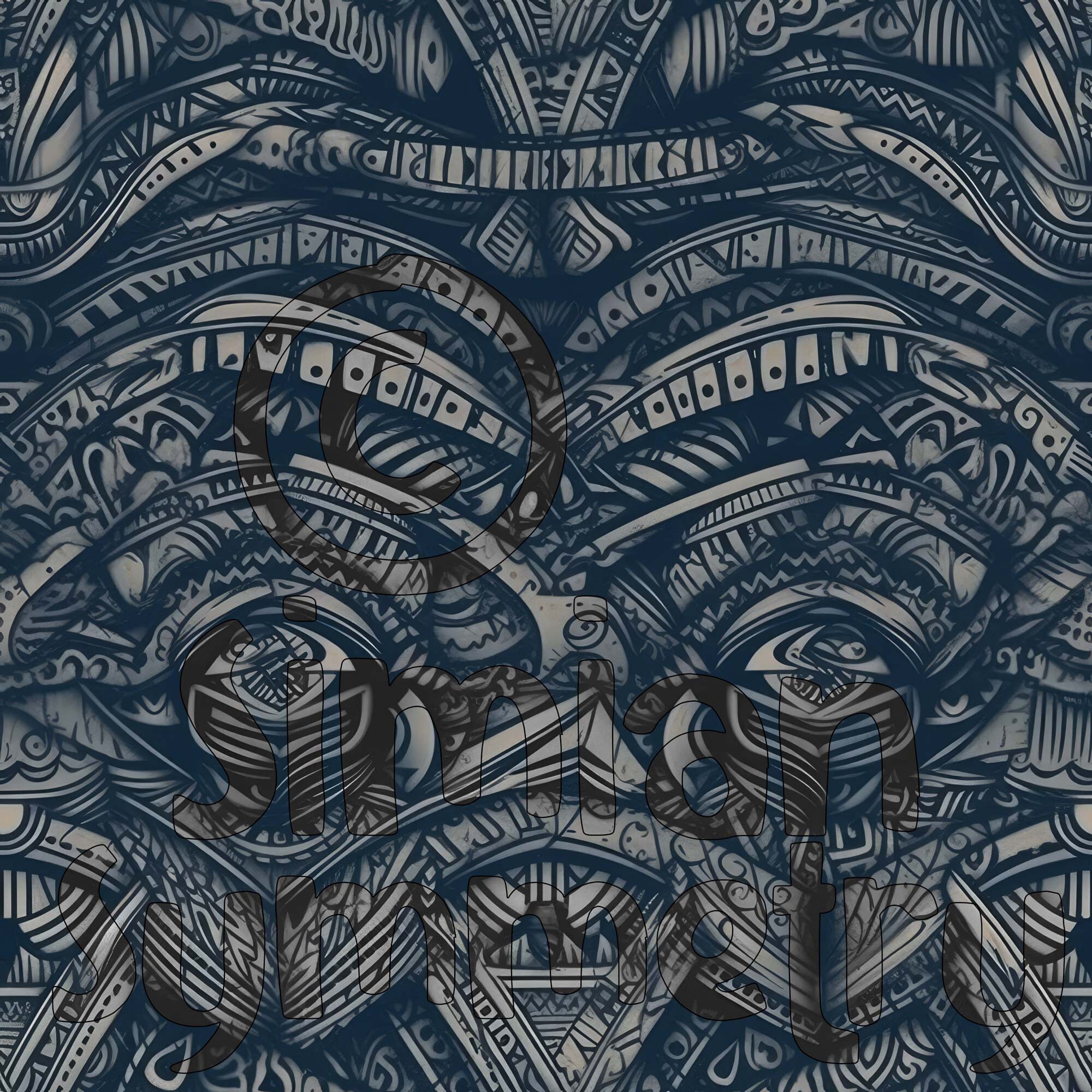 DIGITAL PAPER Tribal Line Patterns Series 1 Seamless Designs Twelve ...