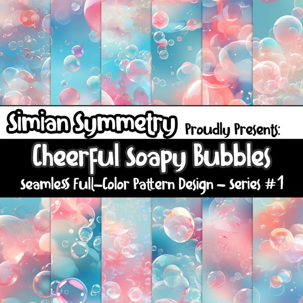Bubble Digital Paper - Etsy