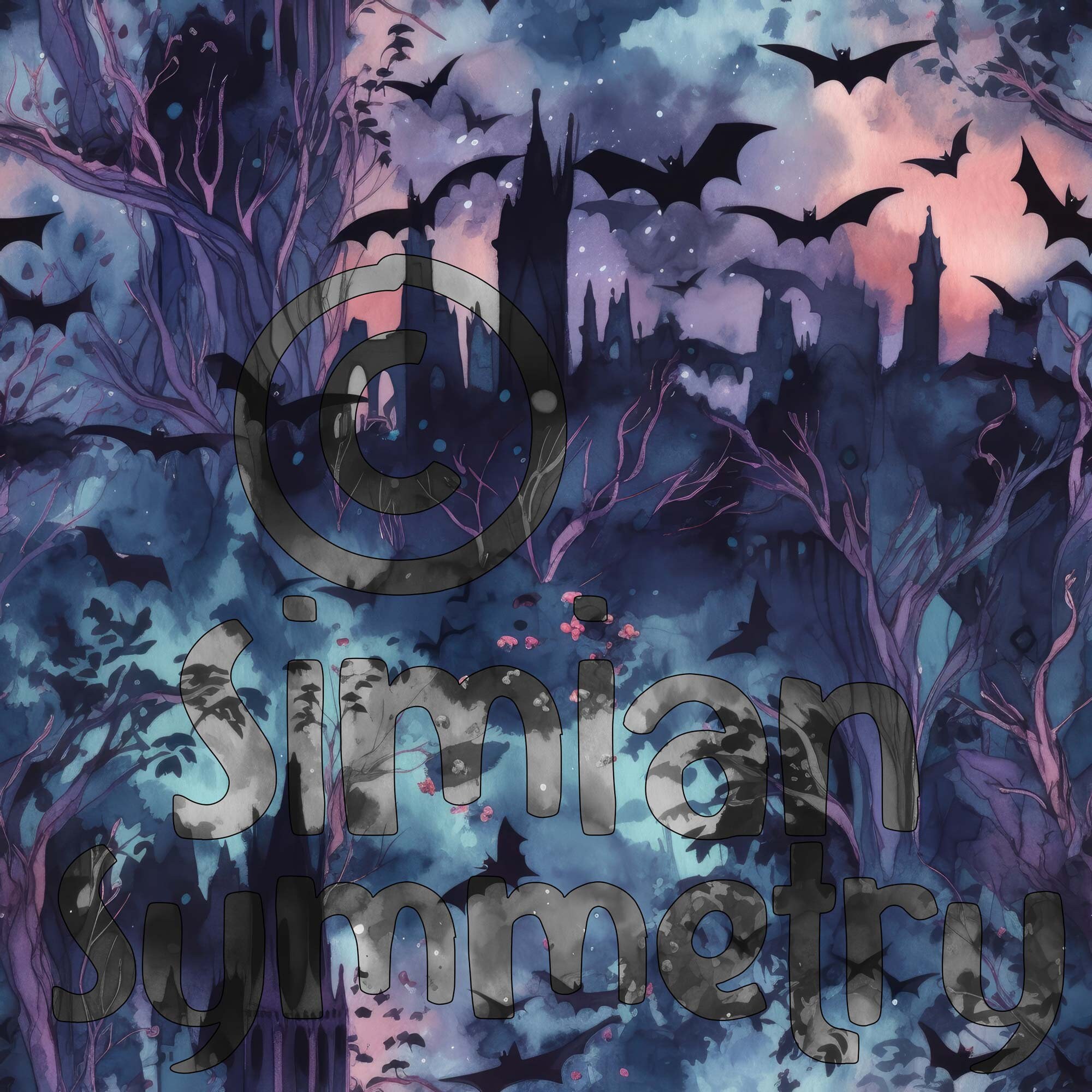 DIGITAL PAPER Spider Webs Series 1 Seamless Designs Twelve Colorful ...