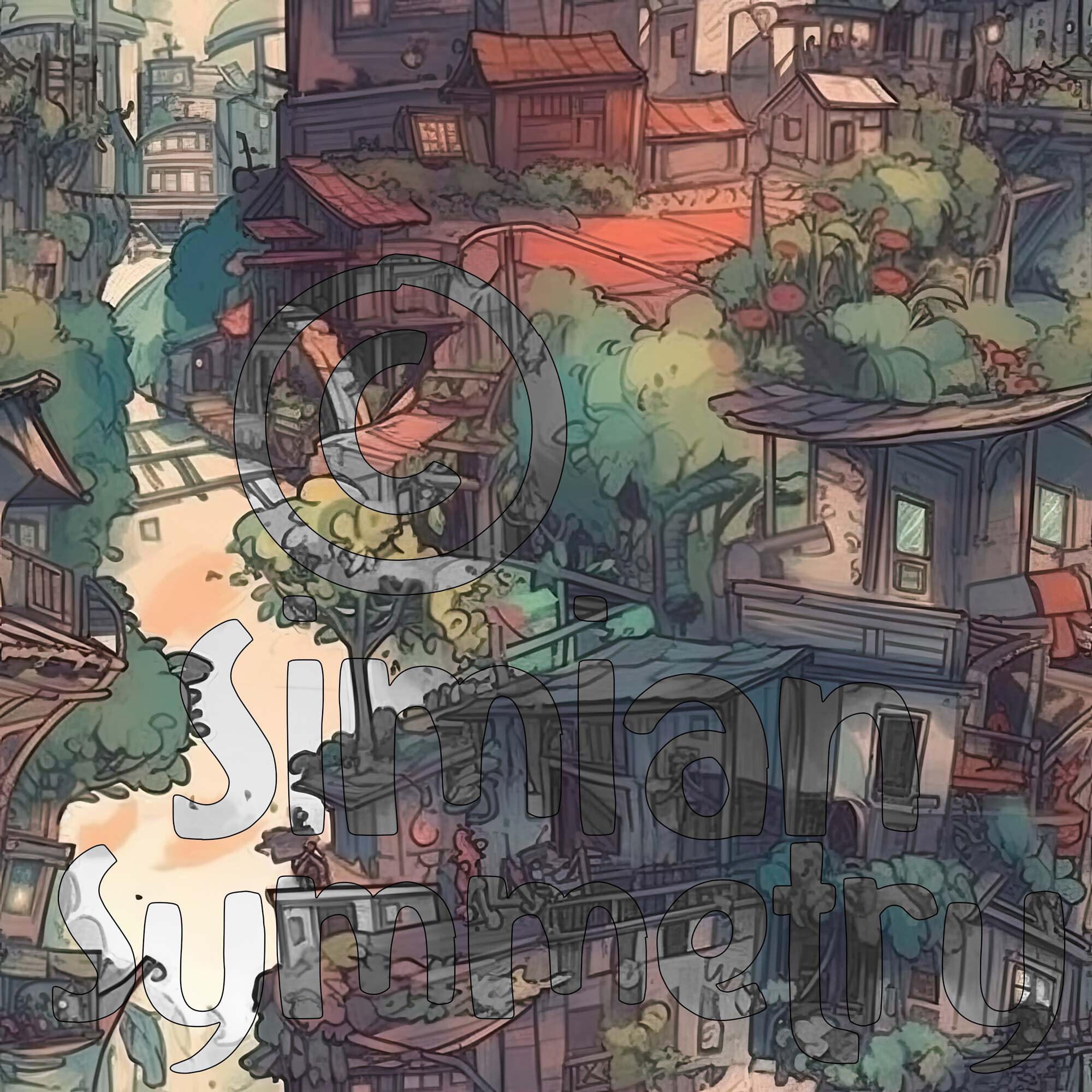 DIGITAL PAPER Fantasy Worlds Series 1 Seamless Designs - Etsy