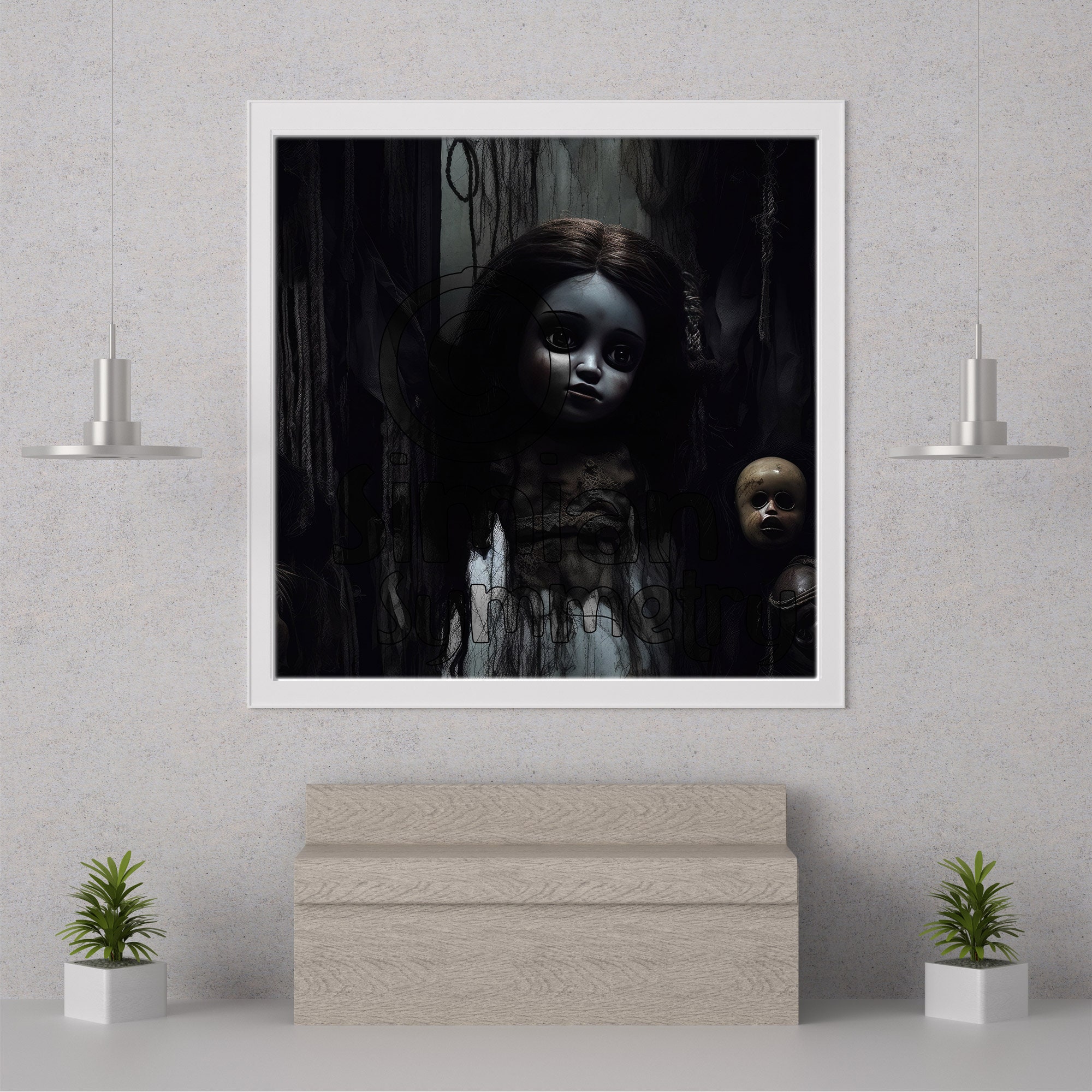 Halloween Eerie Creepy Dolls Digital Paper Instant Download - Etsy