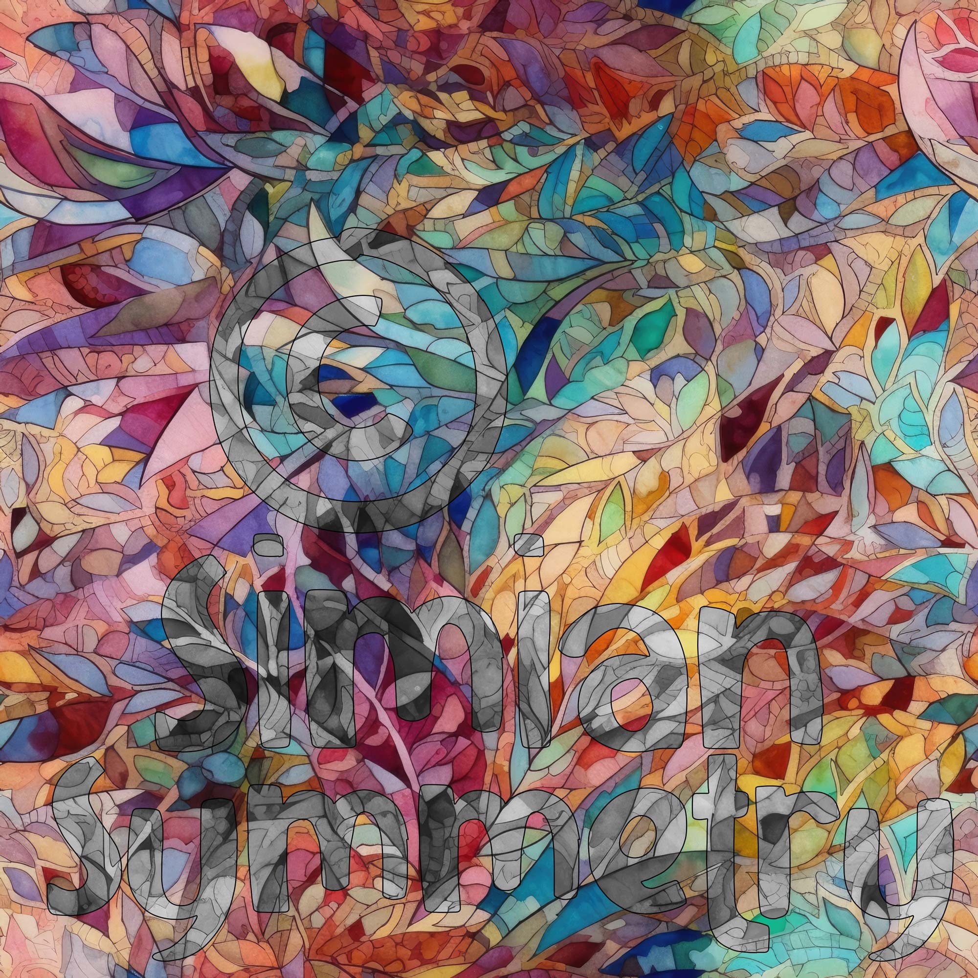 DIGITAL PAPER Colorful Mosaic Series 1 Seamless Designs Twelve Colorful ...