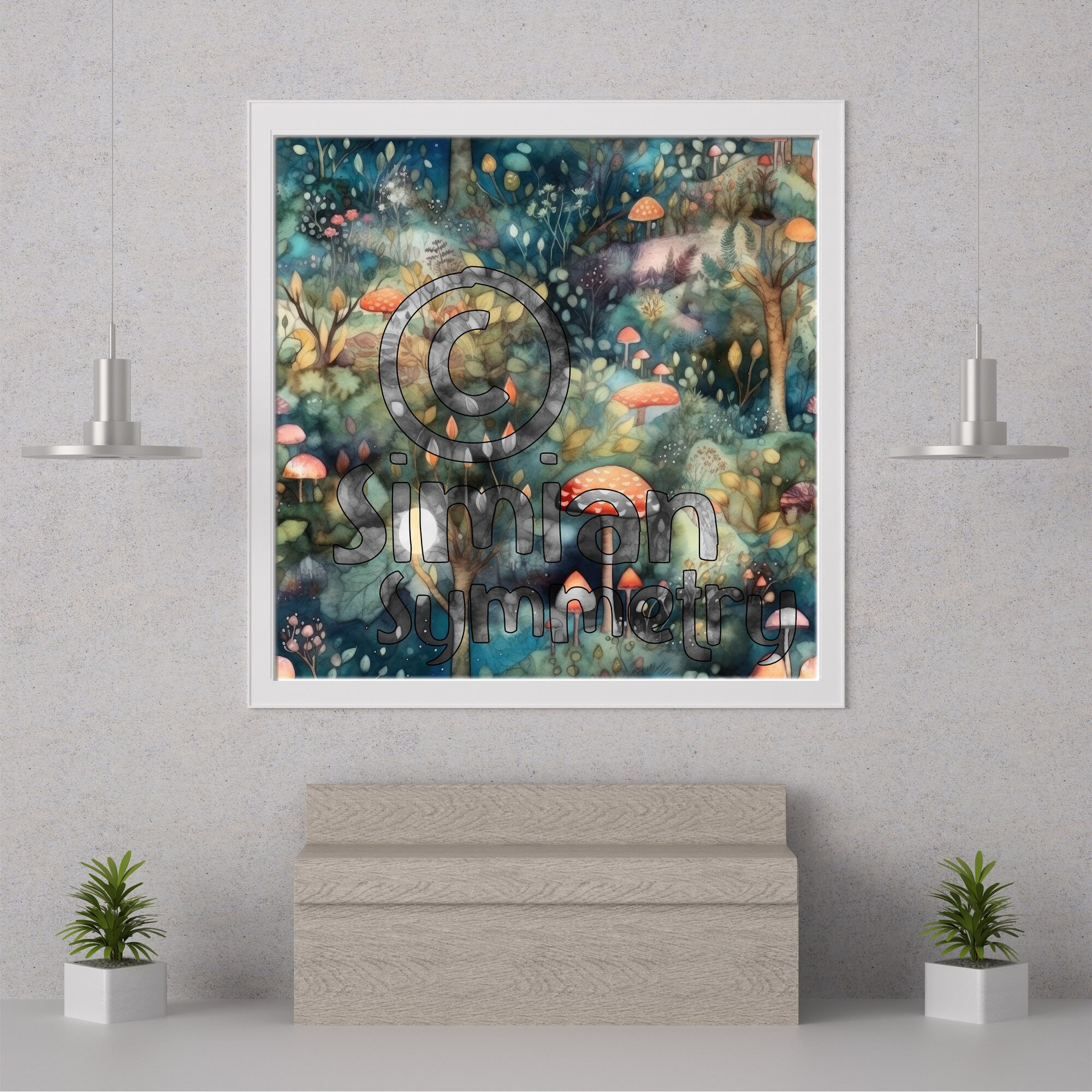 Enchanted Forest Digital Paper | Enchanted Forest Seamless | Enchanted ...