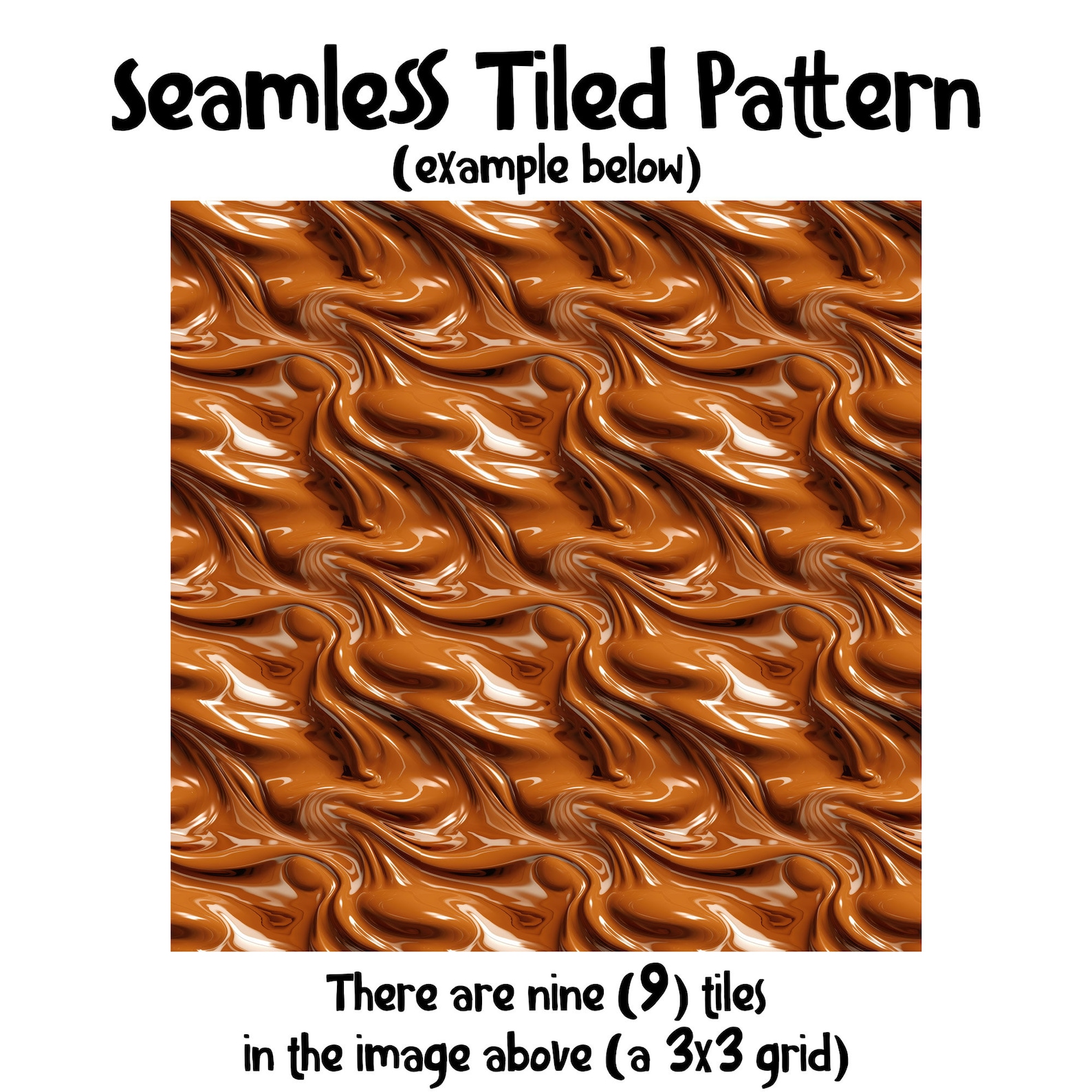 Chewy Melted Caramel Digital Paper | Instant Download | Seamless ...