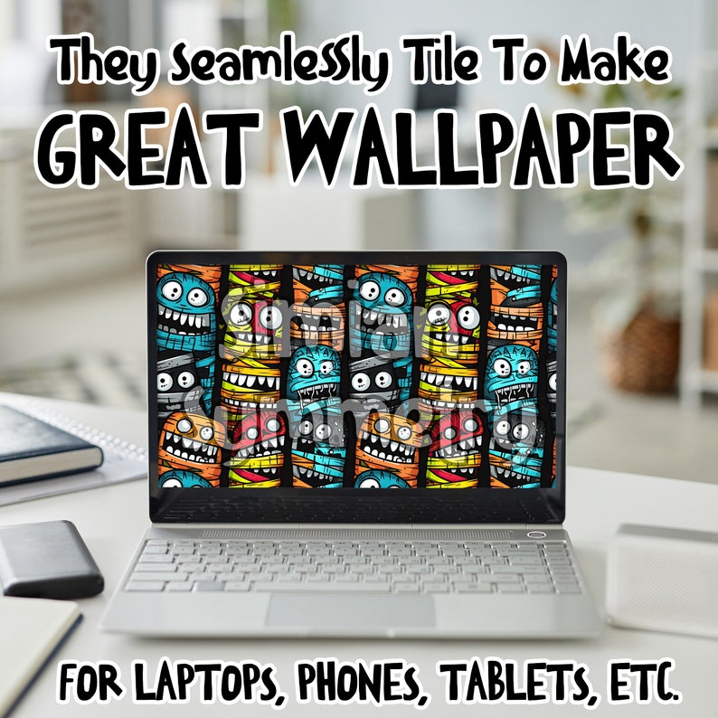 Mummy Wraps Digital Paper Instant Download Seamless - Etsy