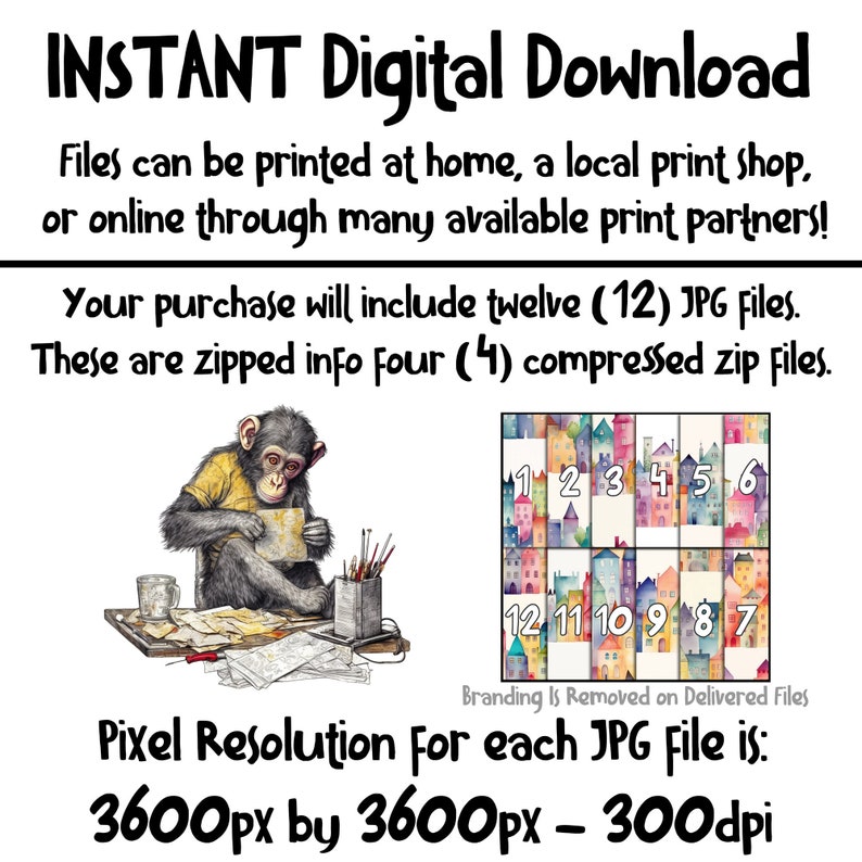 DIGITAL PAPER Cute Nursery Row Houses Series 1 | Seamless Designs ...